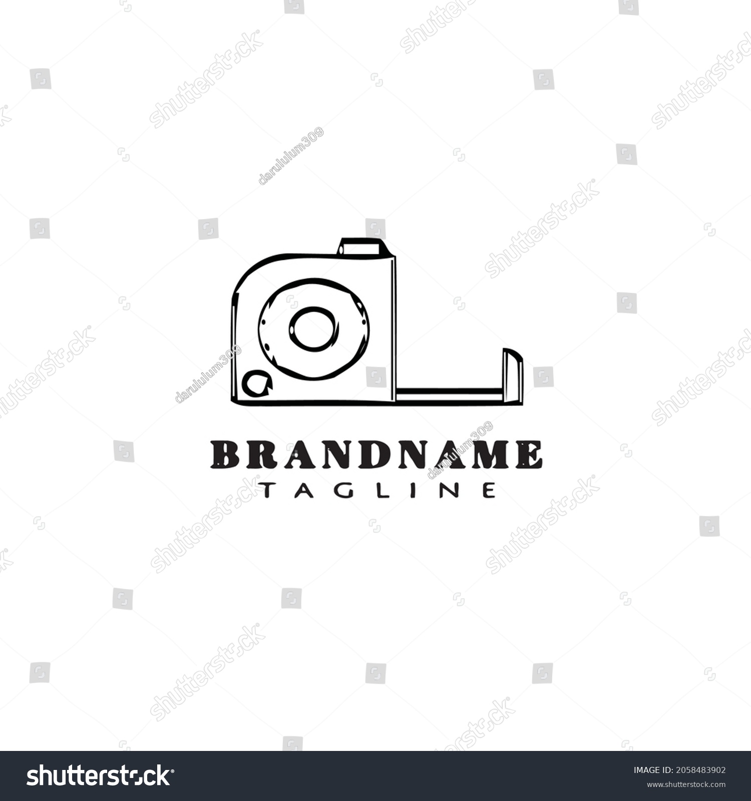Micrometer Logo Icon Design Template Modern Stock Vector (Royalty Free ...