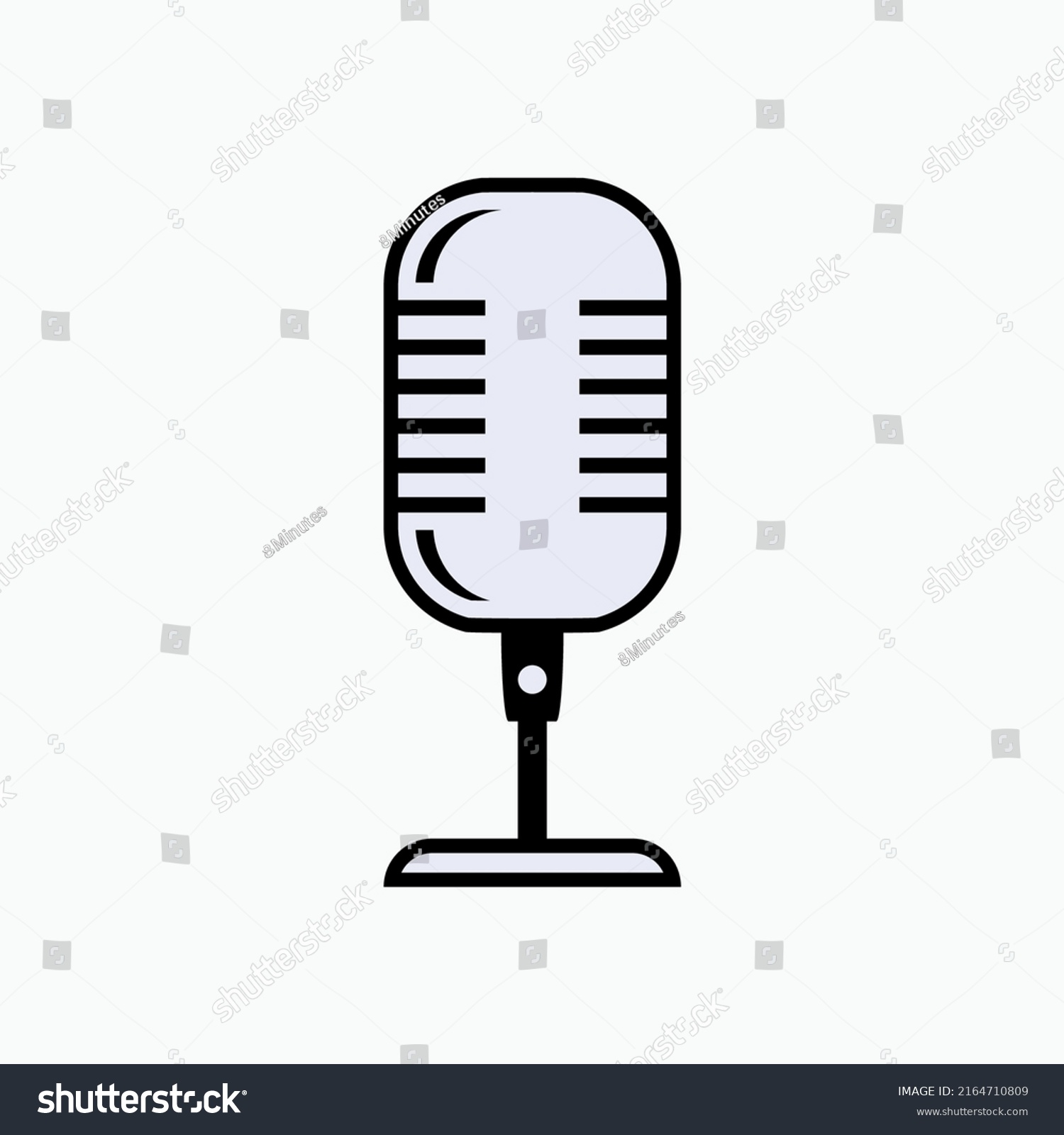 Microphone Icon Mike Symbol Vector Stock Vector (Royalty Free ...