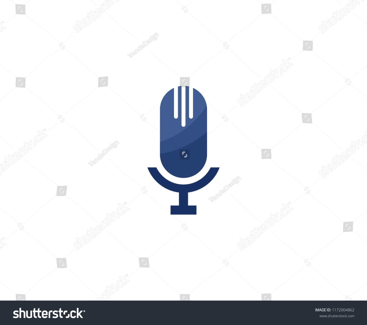 Microphone Logo Icon Stock Vector (Royalty Free) 1172004862 | Shutterstock