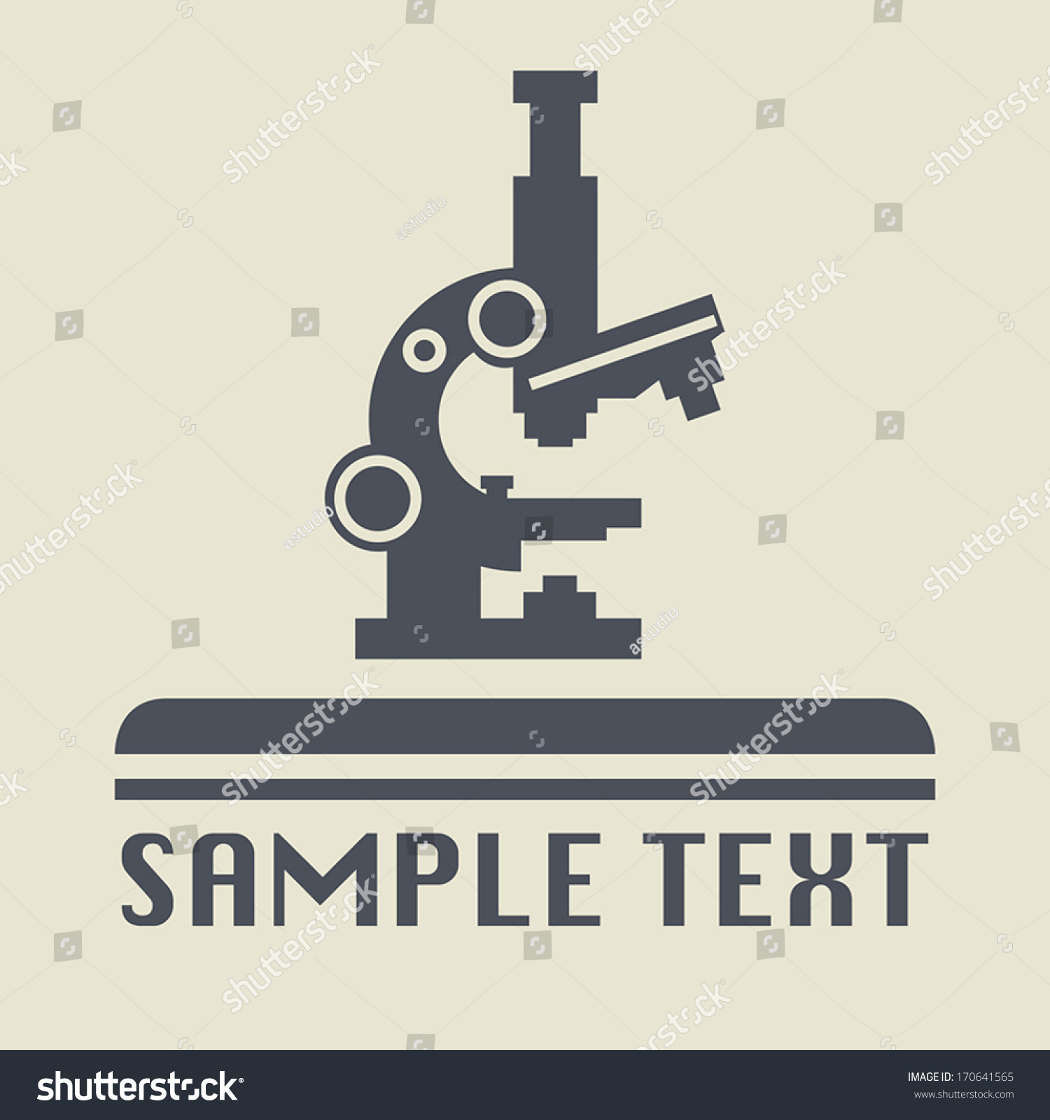 Microscope Icon Sign Vector Illustration Stock Vector (Royalty Free ...