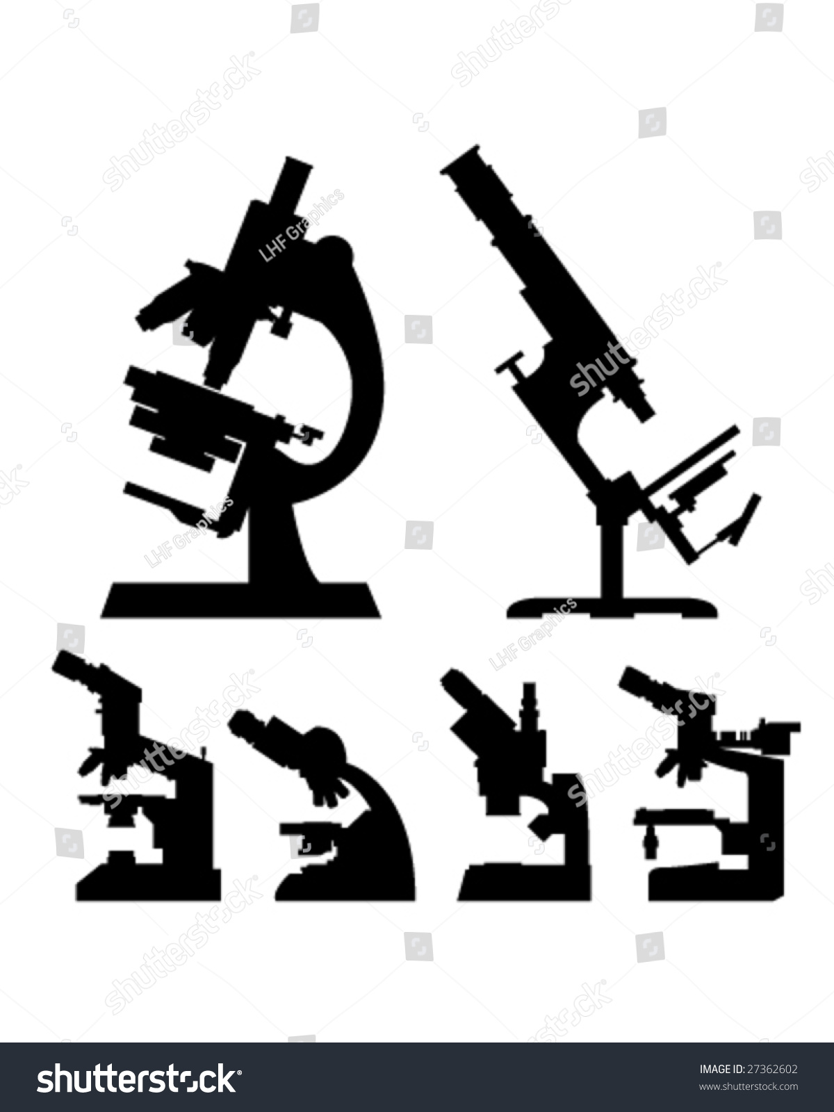 Microscopes Detailed Vector Silhouette: Vector có sẵn (miễn phí bản ...