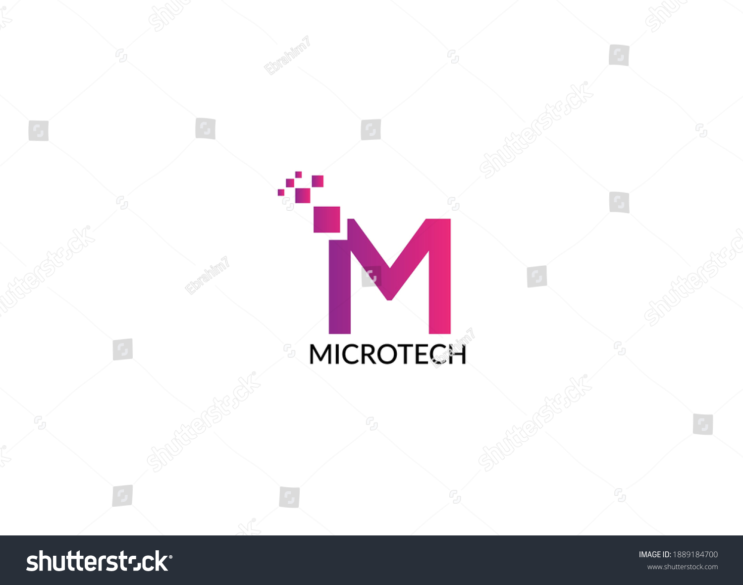 Microtech M Letter Initial Modern Logo Stock Vector (Royalty Free ...