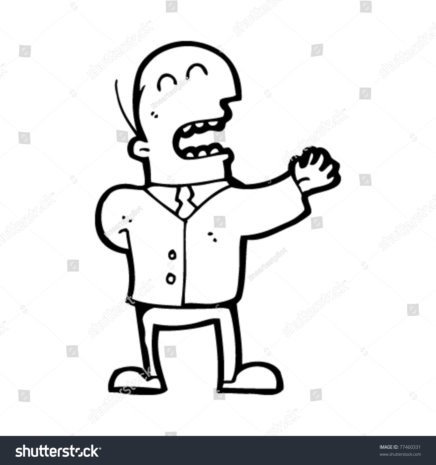 Middle Aged Man Cartoon Stock Vector (Royalty Free) 77460331 | Shutterstock