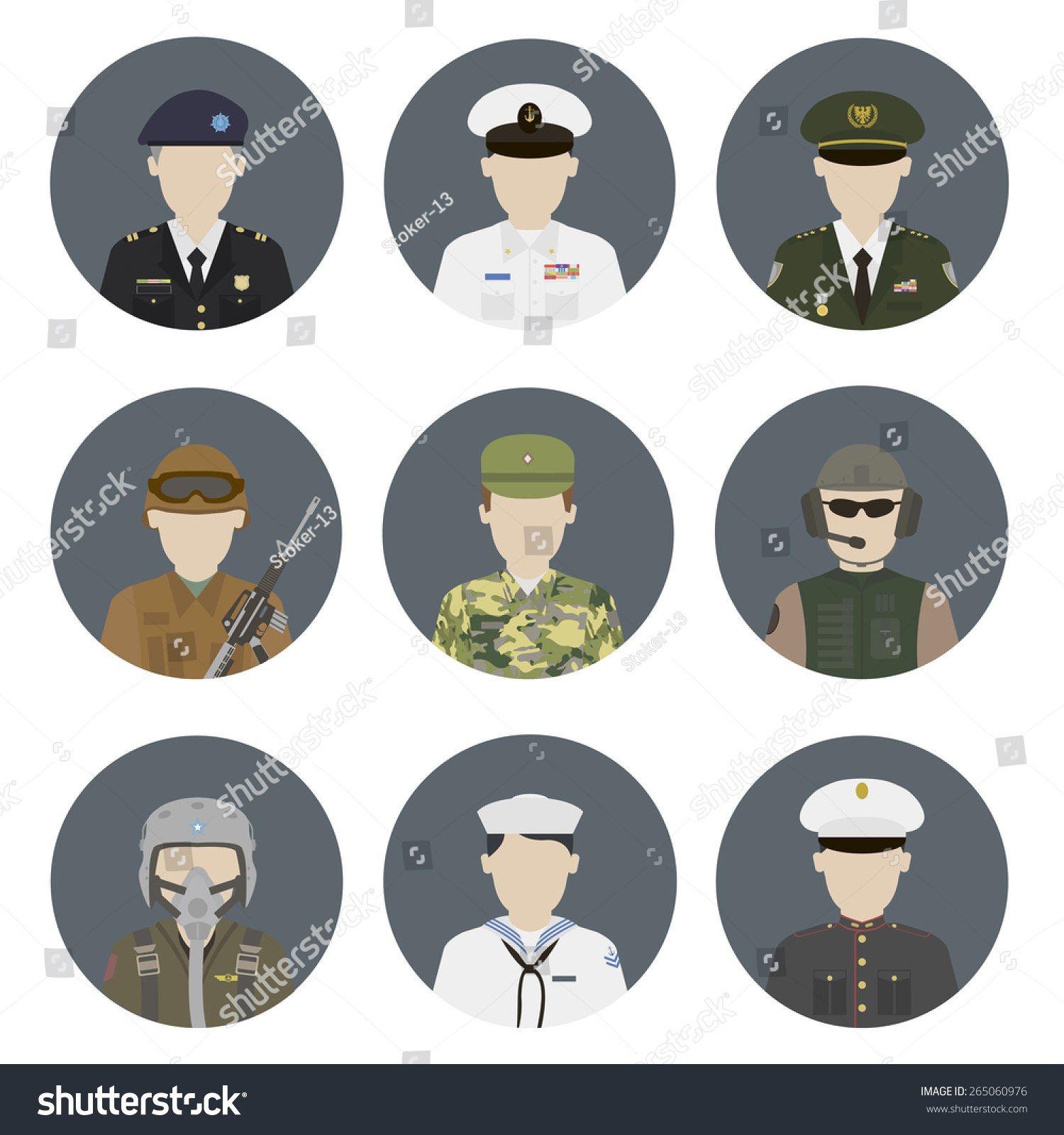 Military avatars : 9 551 images, photos et images vectorielles de stock ...