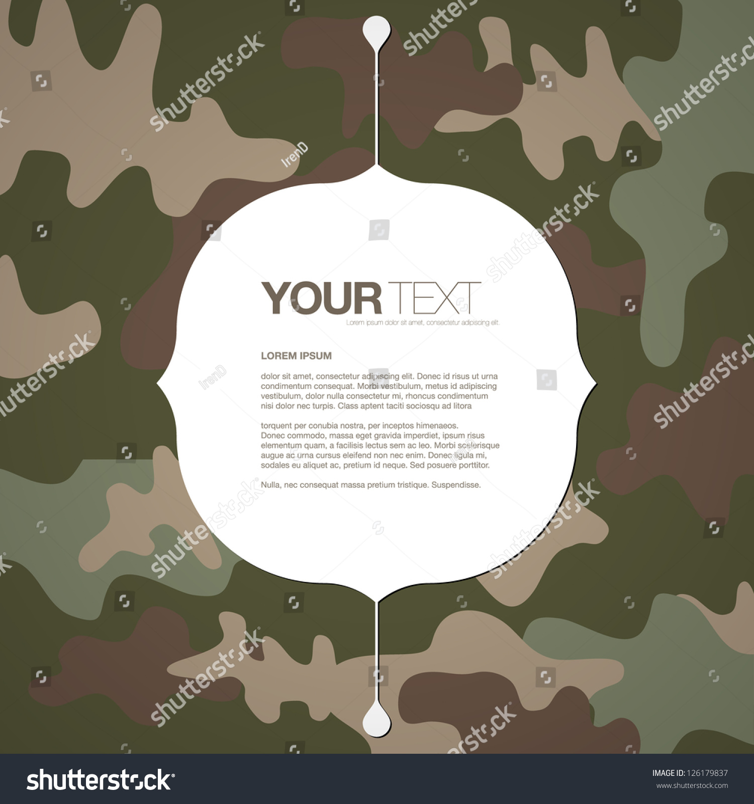 Military Style Background Text Box Design: เวกเตอร์สต็อก (ปลอดค่า ...