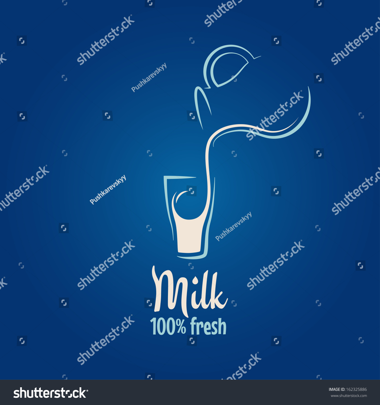 Milk Design Background Stock Vector (Royalty Free) 162325886 | Shutterstock