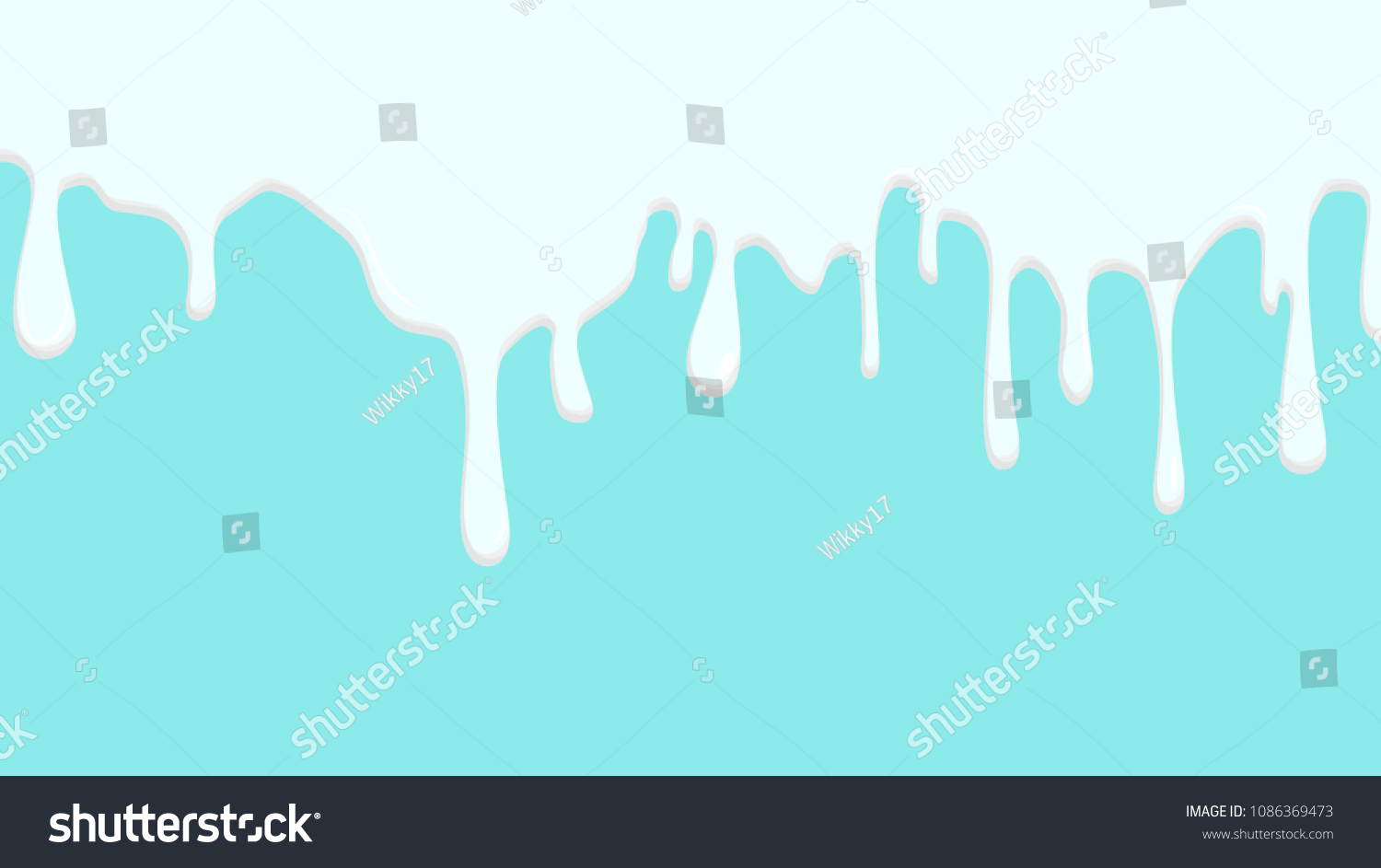 Milk Dripping Background Vector Illustration Stock Vector (Royalty Free ...