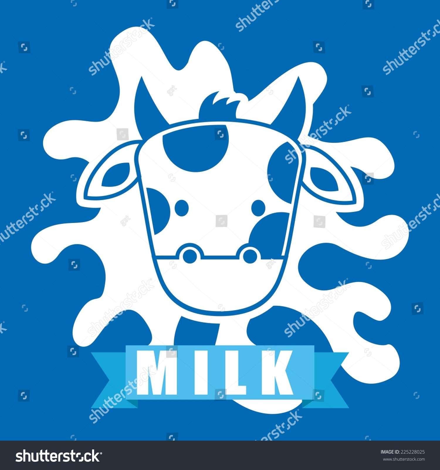 Milk Graphic Design Vector Illustration Stock Vector (Royalty Free ...