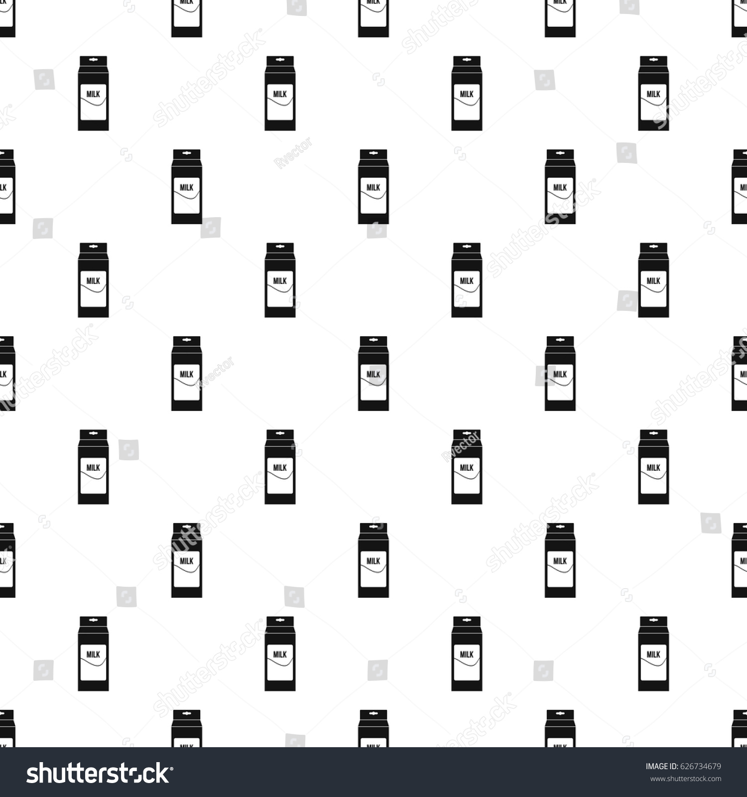 Milk Pattern Seamless Simple Style Vector Stock Vector (Royalty Free ...