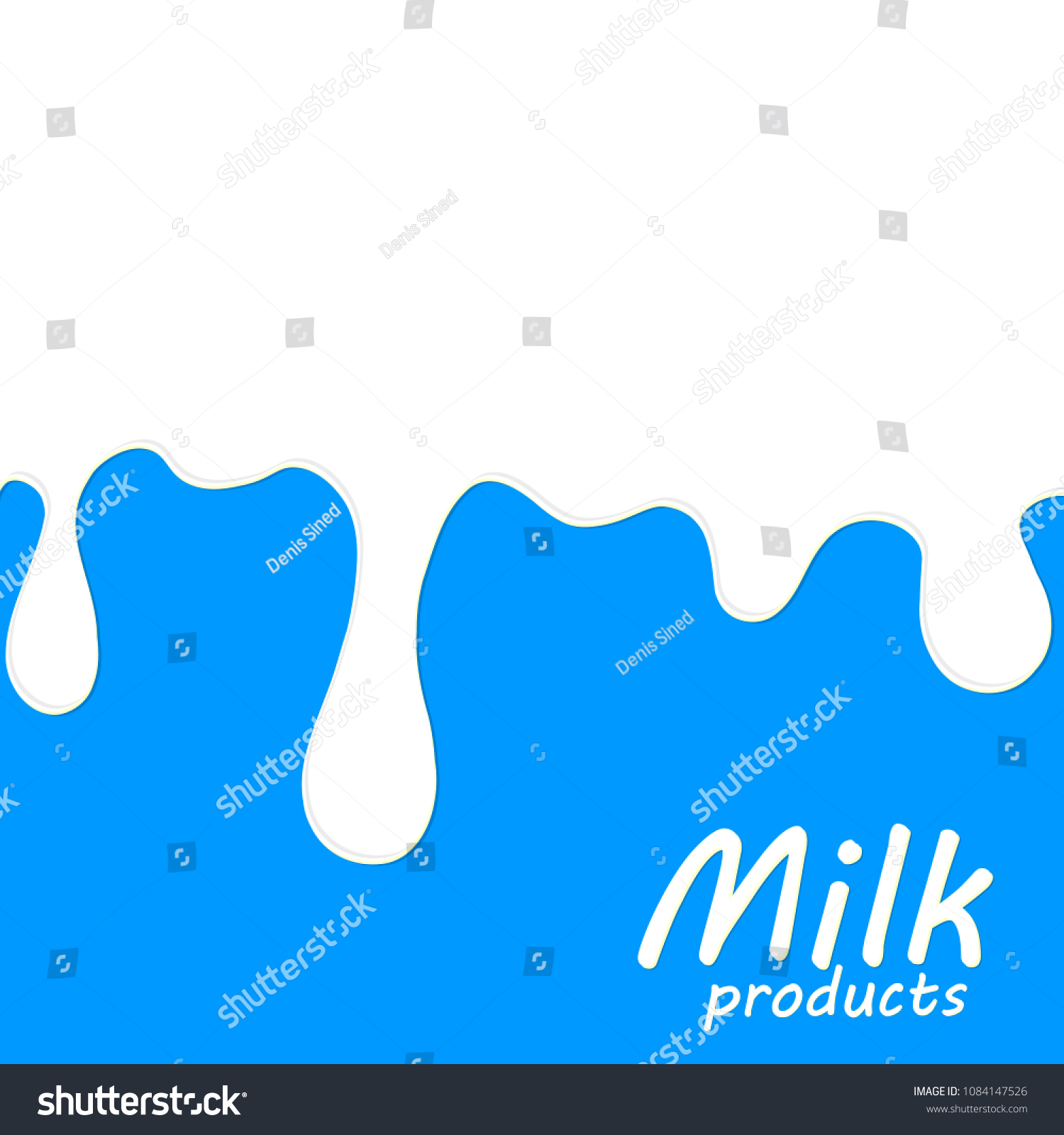 Milk Poster Design Template Vector Illustration Stock Vector (Royalty ...