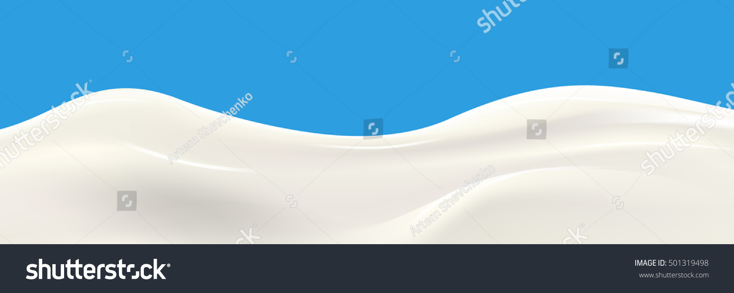Milk Wave Vector Illustration Stock Vector (Royalty Free) 501319498 ...