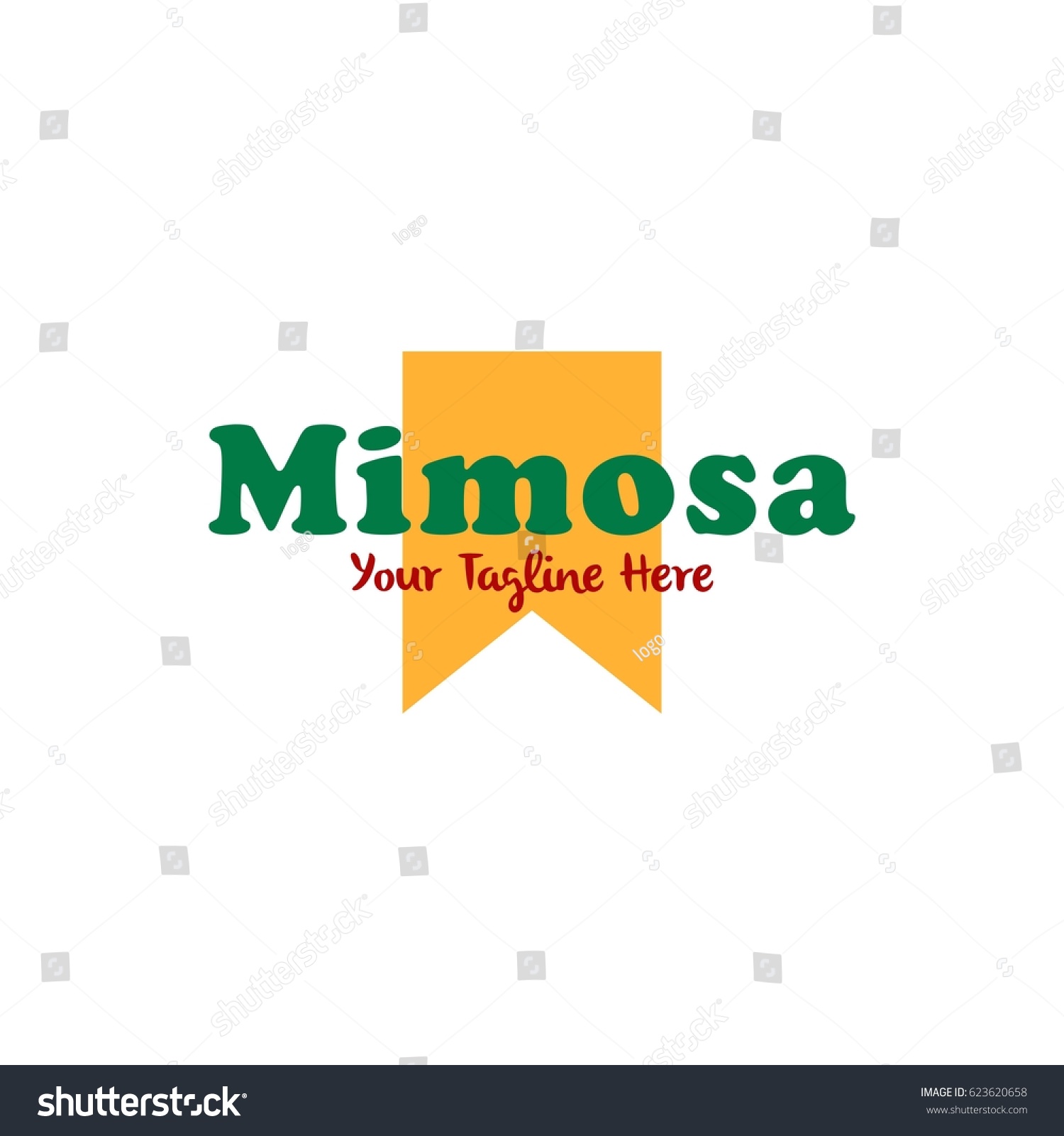 Mimosa Logo Vector Stock Vector (Royalty Free) 623620658