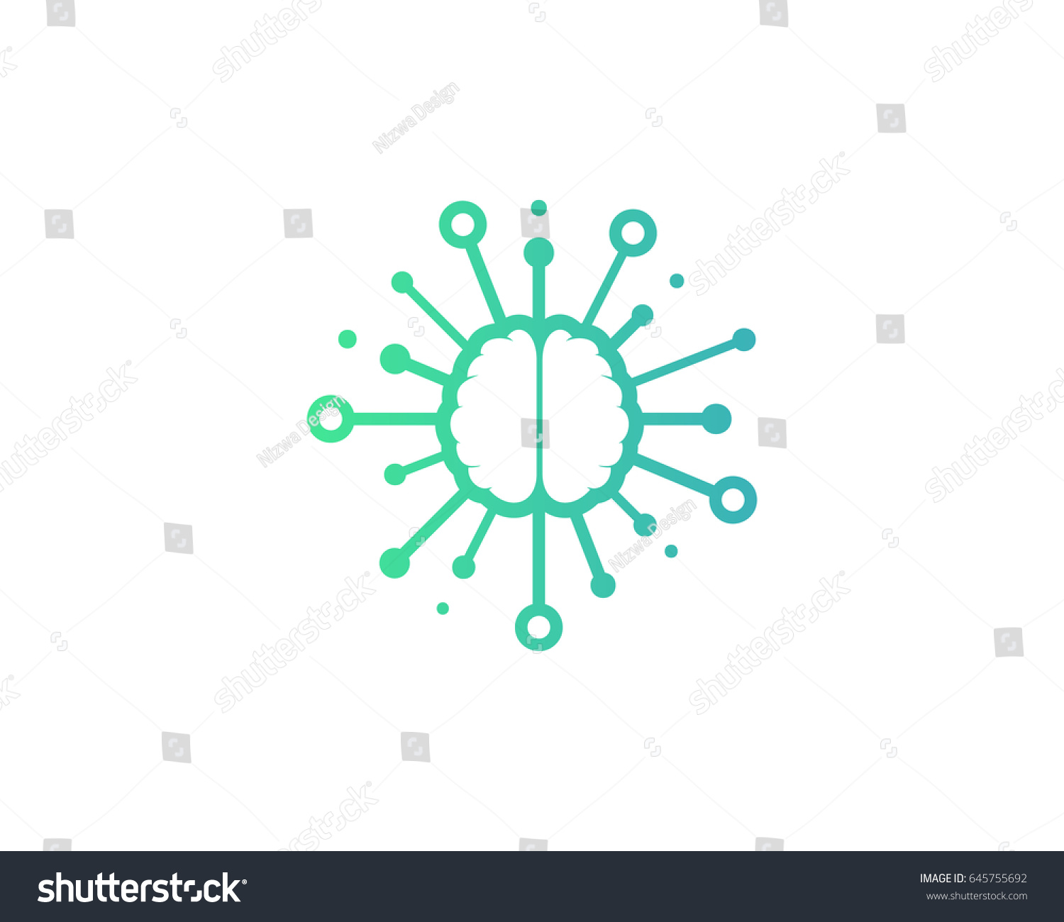 Mind Share Icon Logo Design Element Stock Vector (Royalty Free ...