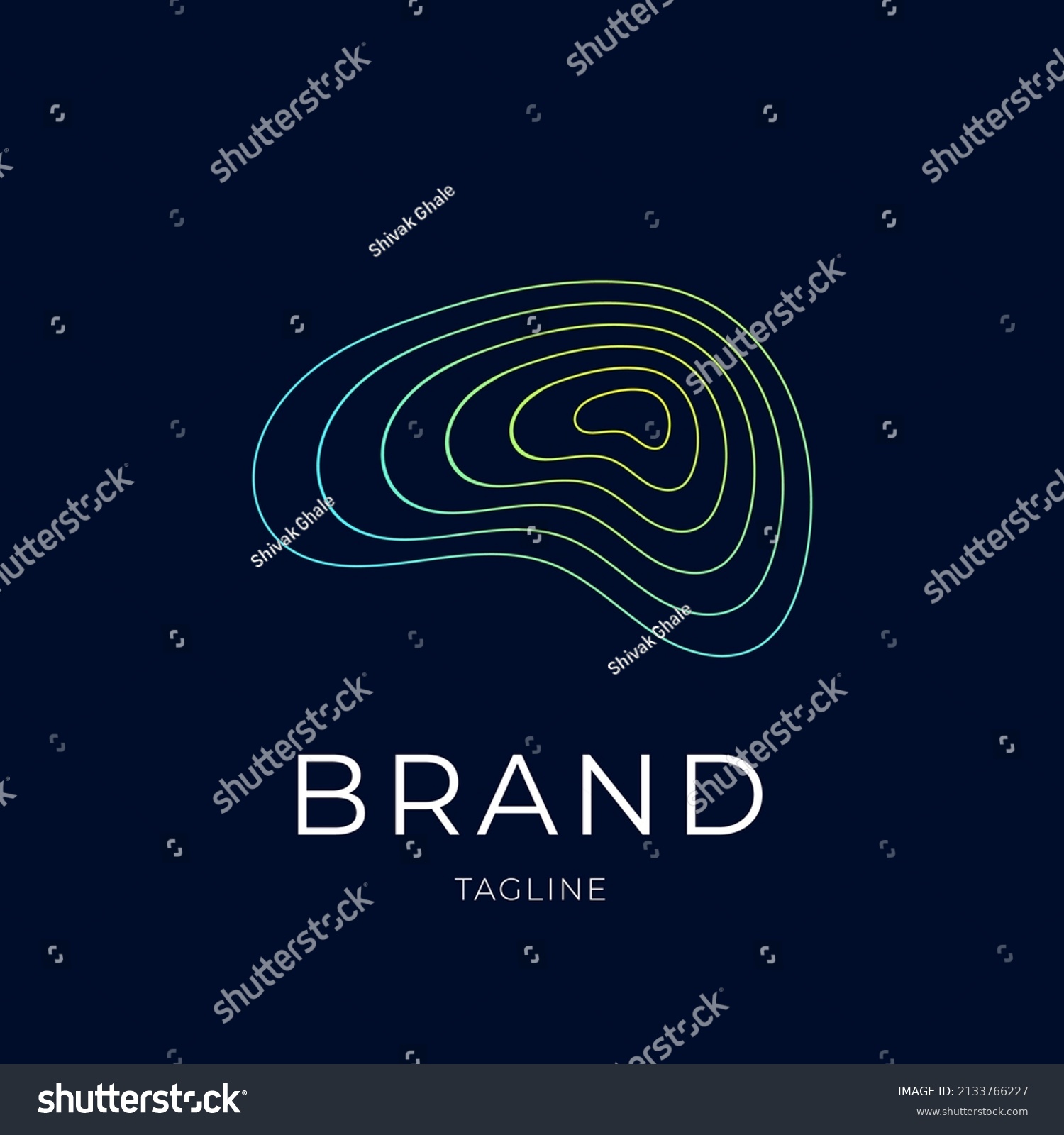 Mind Technology Logo Design Modern Brain Stock Vector (Royalty Free ...