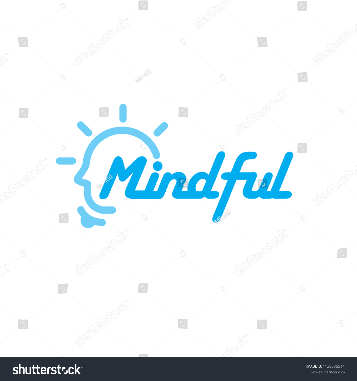 Mindful Logo Design Stock Vector (Royalty Free) 1138636514 | Shutterstock