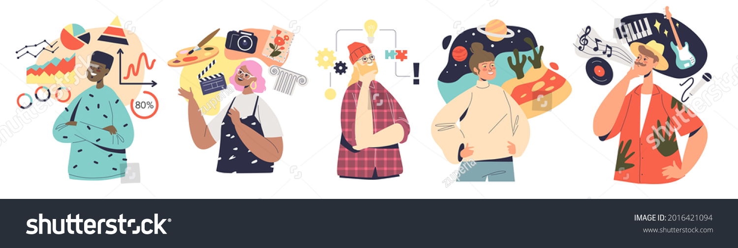 896 Drawing with different personalities Images, Stock Photos & Vectors ...