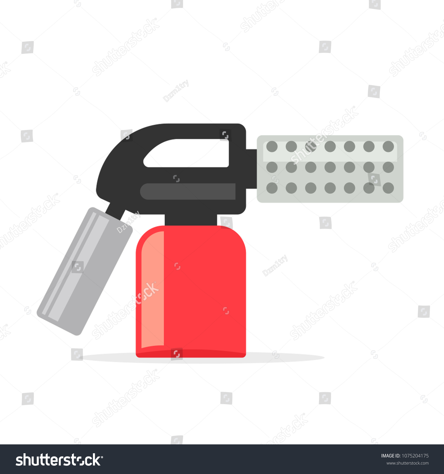 Mini Fogging Machine Vector Image Isolated Stock Vector (Royalty Free ...