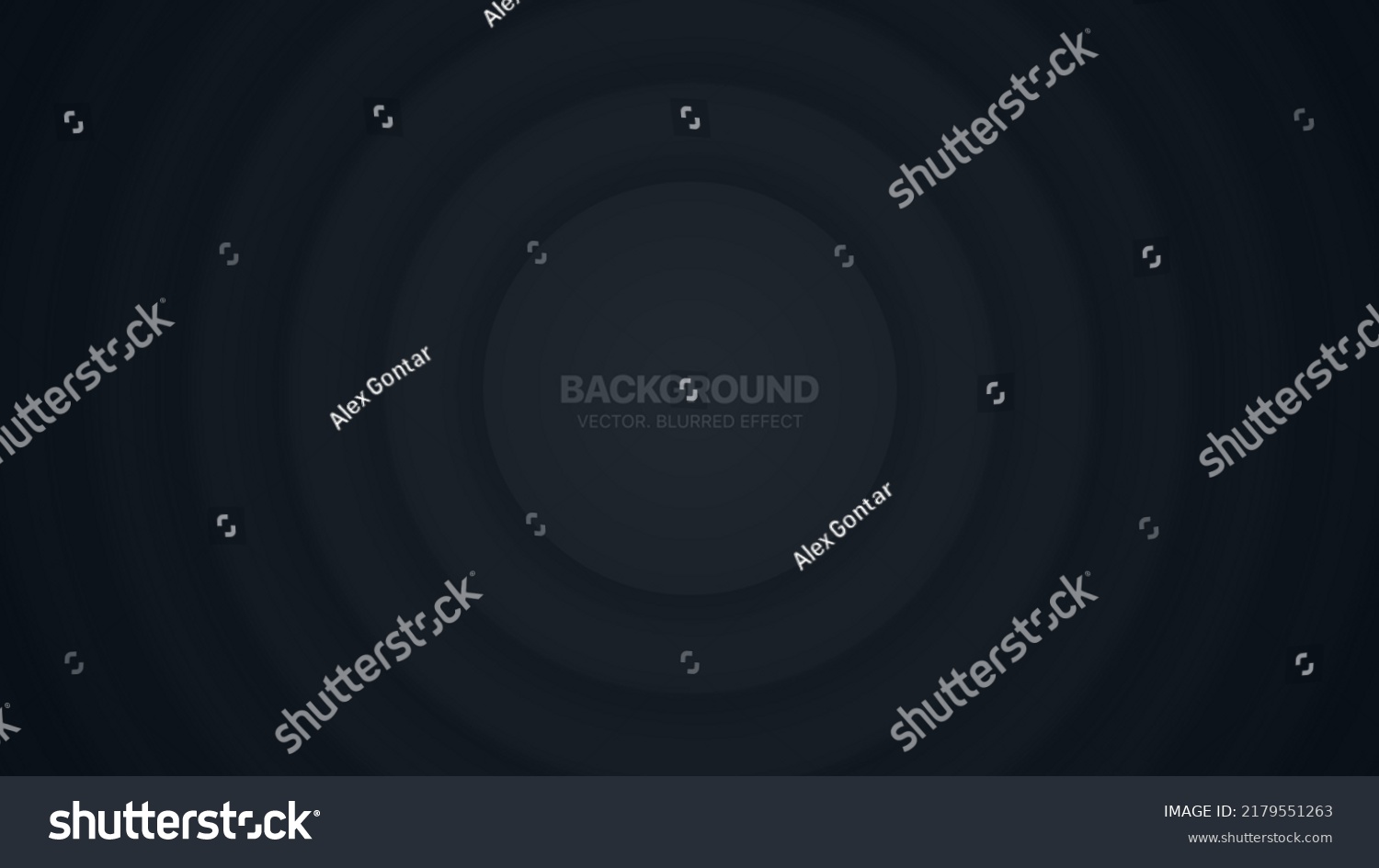Minimal Black Layered Smooth Circular Structure Stock Vector (Royalty ...