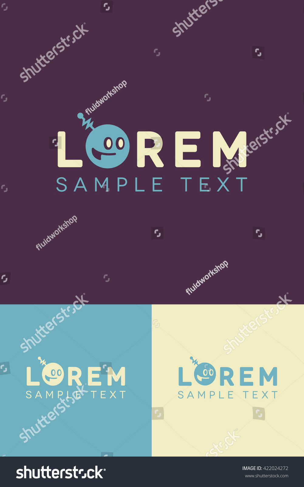 Minimal Logo Robot Stock Vector (Royalty Free) 422024272 | Shutterstock