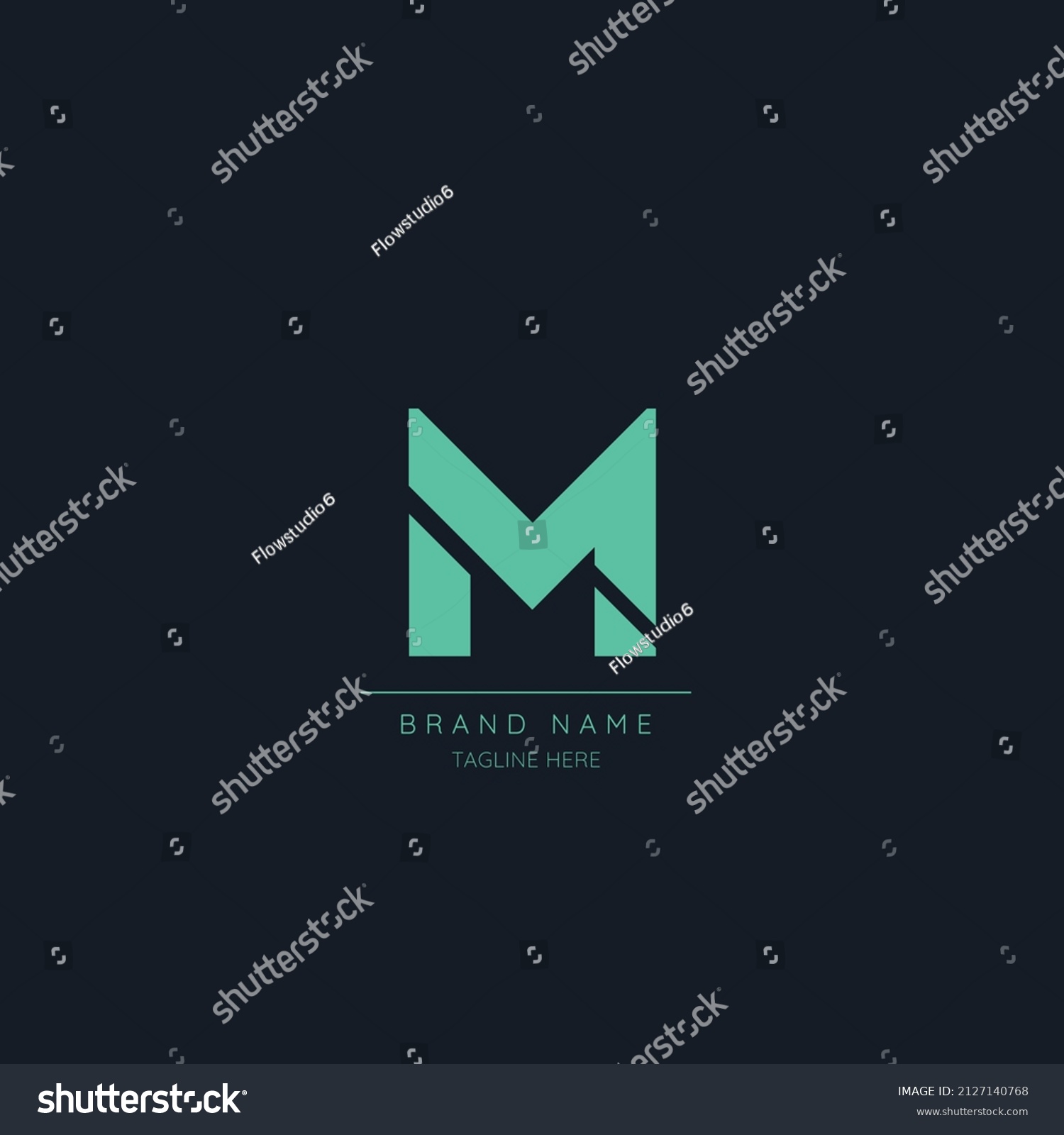 Minimal Luxury M Logo Design Initial Stock Vector (Royalty Free ...