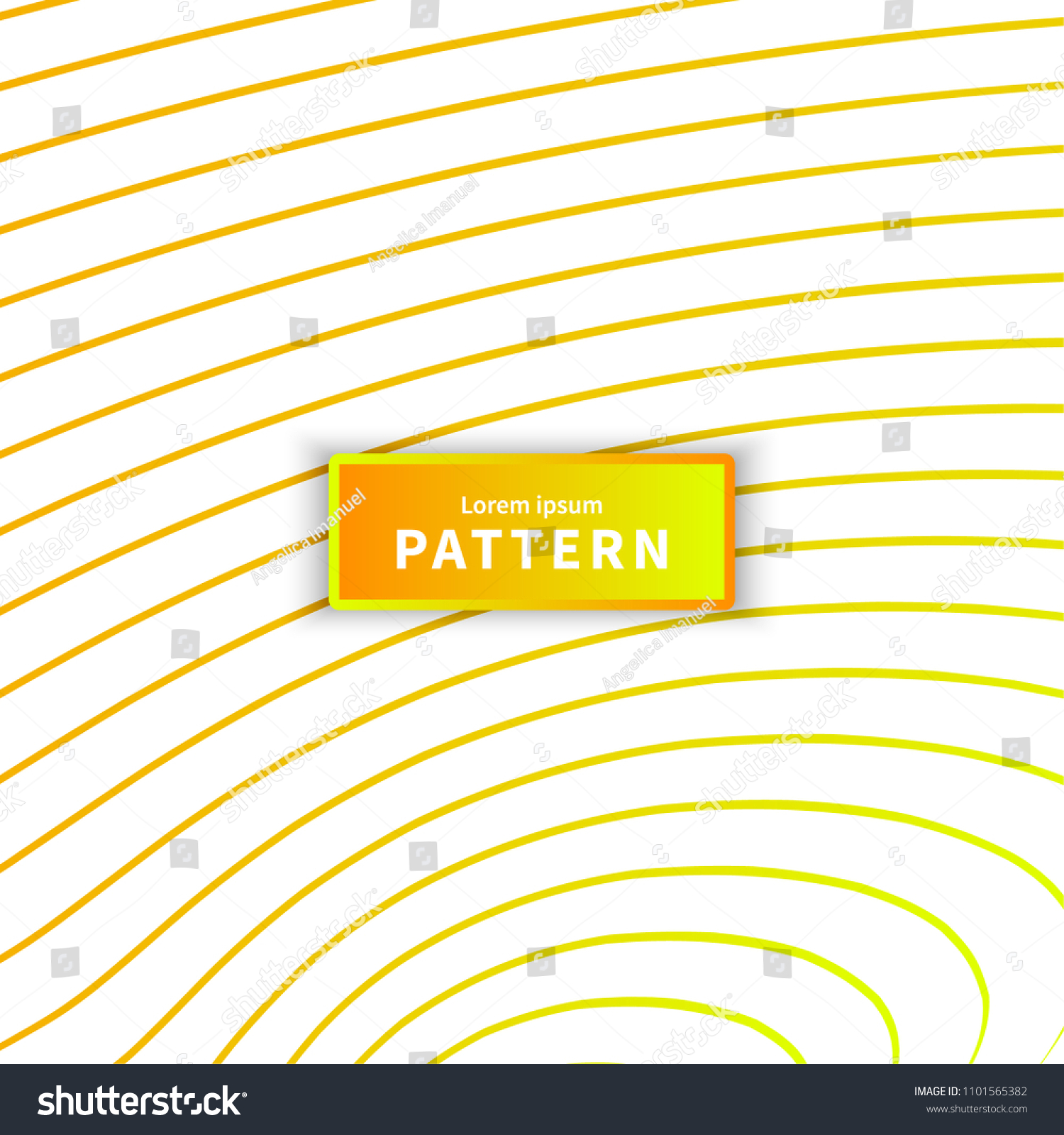 Minimal Pattern Curvy Lines Stock Vector (Royalty Free) 1101565382 ...