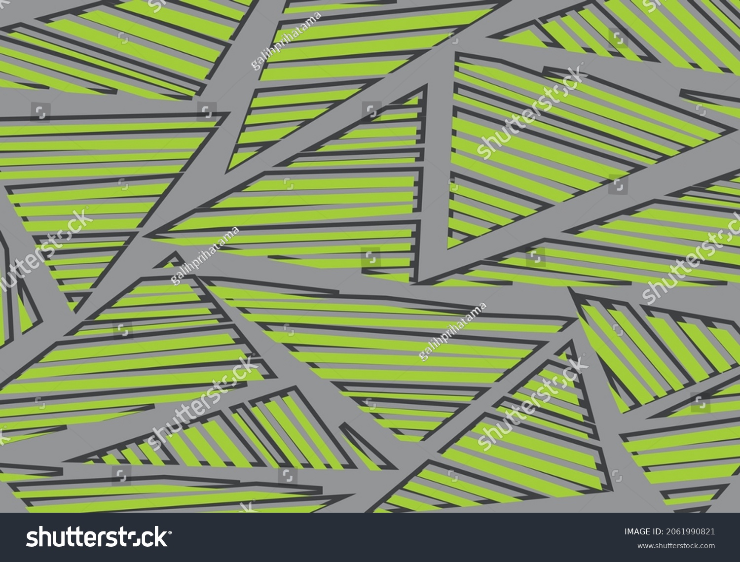 Minimalist Background Green Abstract Triangle Stripe Stock Vector ...