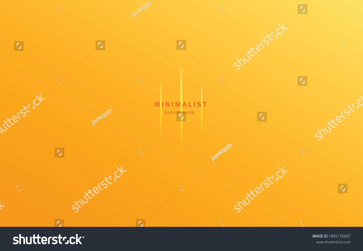Minimalist Orange Background Vector Illustration Stock Vector (Royalty ...