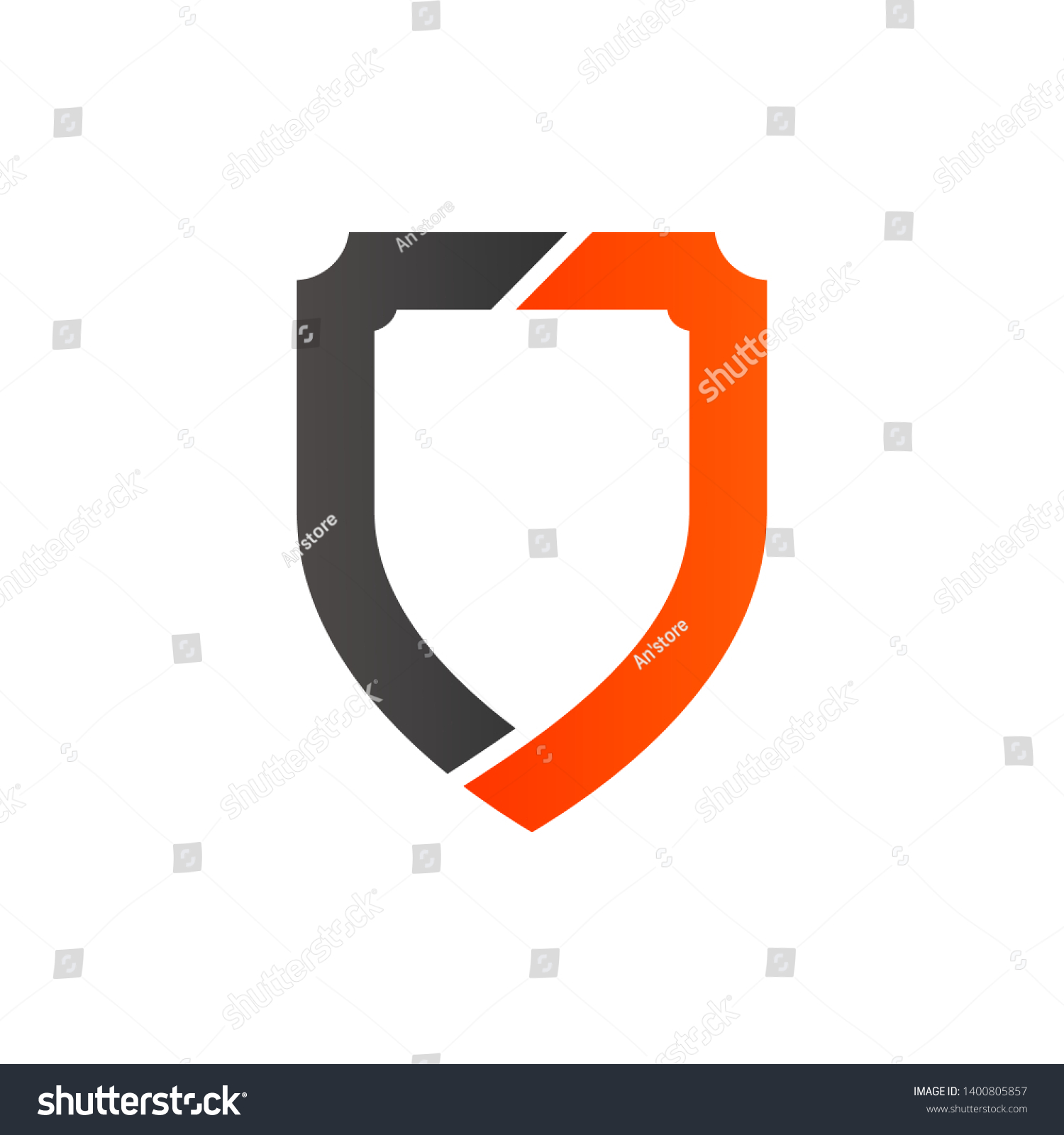 Minimalist Shield Logo Simple Creative Shield Stock Vector (Royalty ...