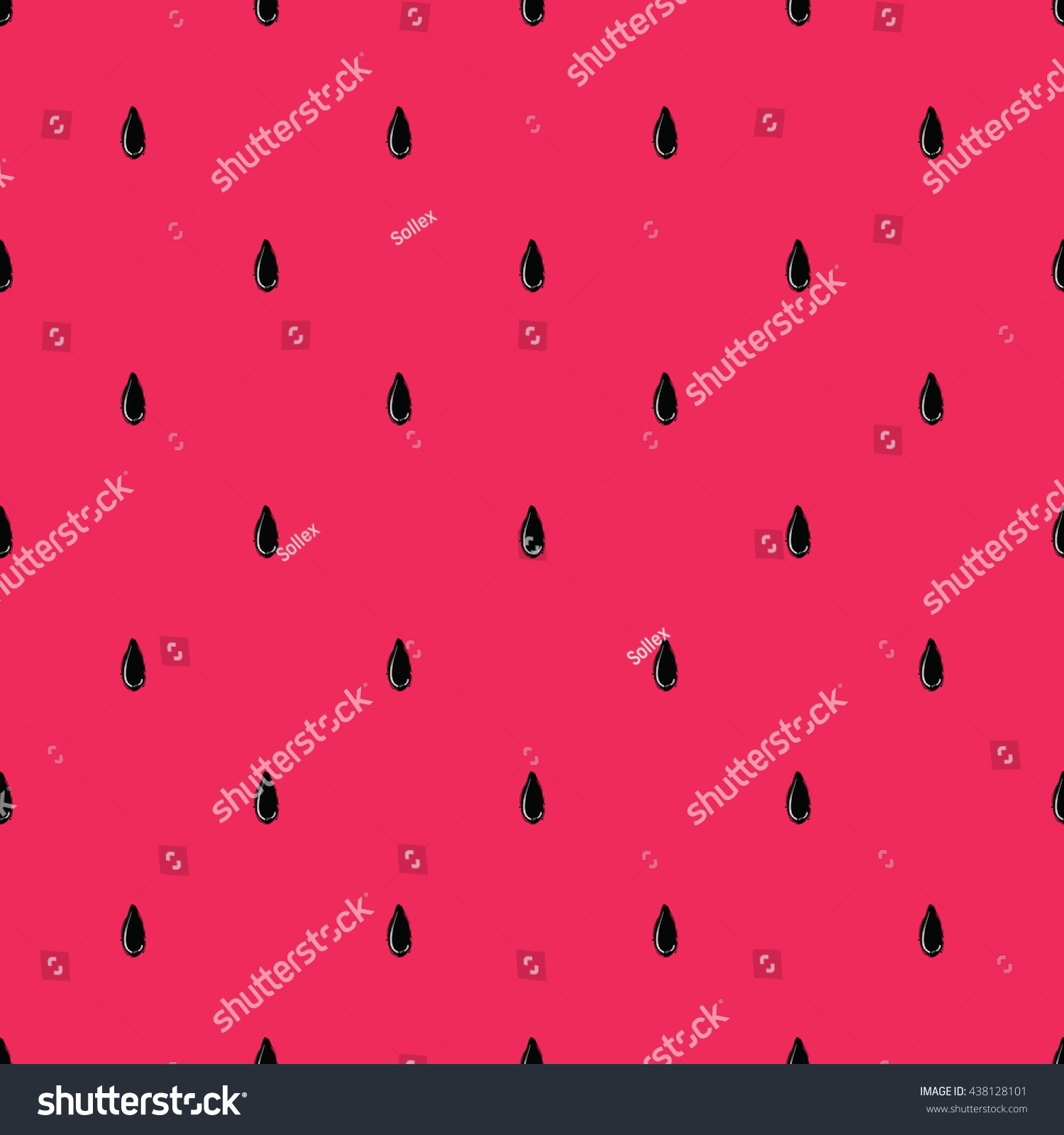 Minimalist Watermelon High Quality Seamless Pattern Stock Vector ...