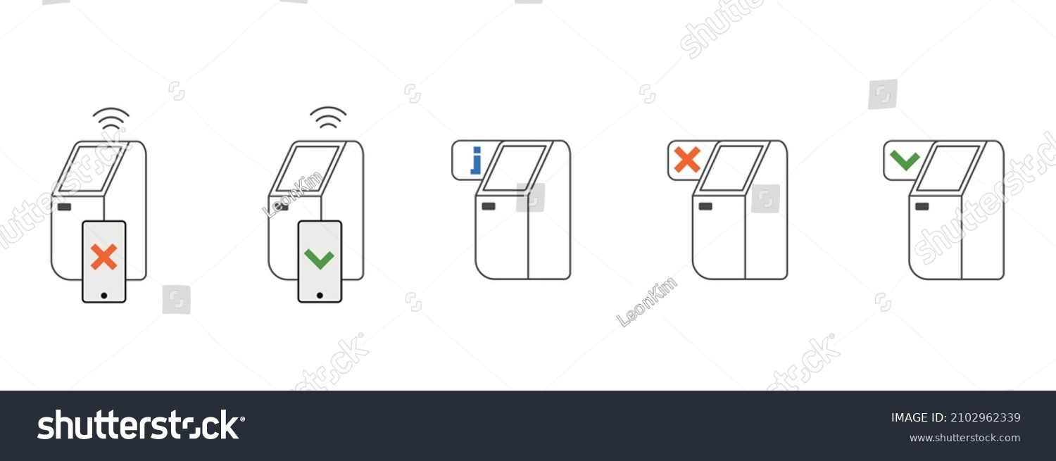 Minimalistic Digital Terminal Vector Format Stock Vector (Royalty Free ...