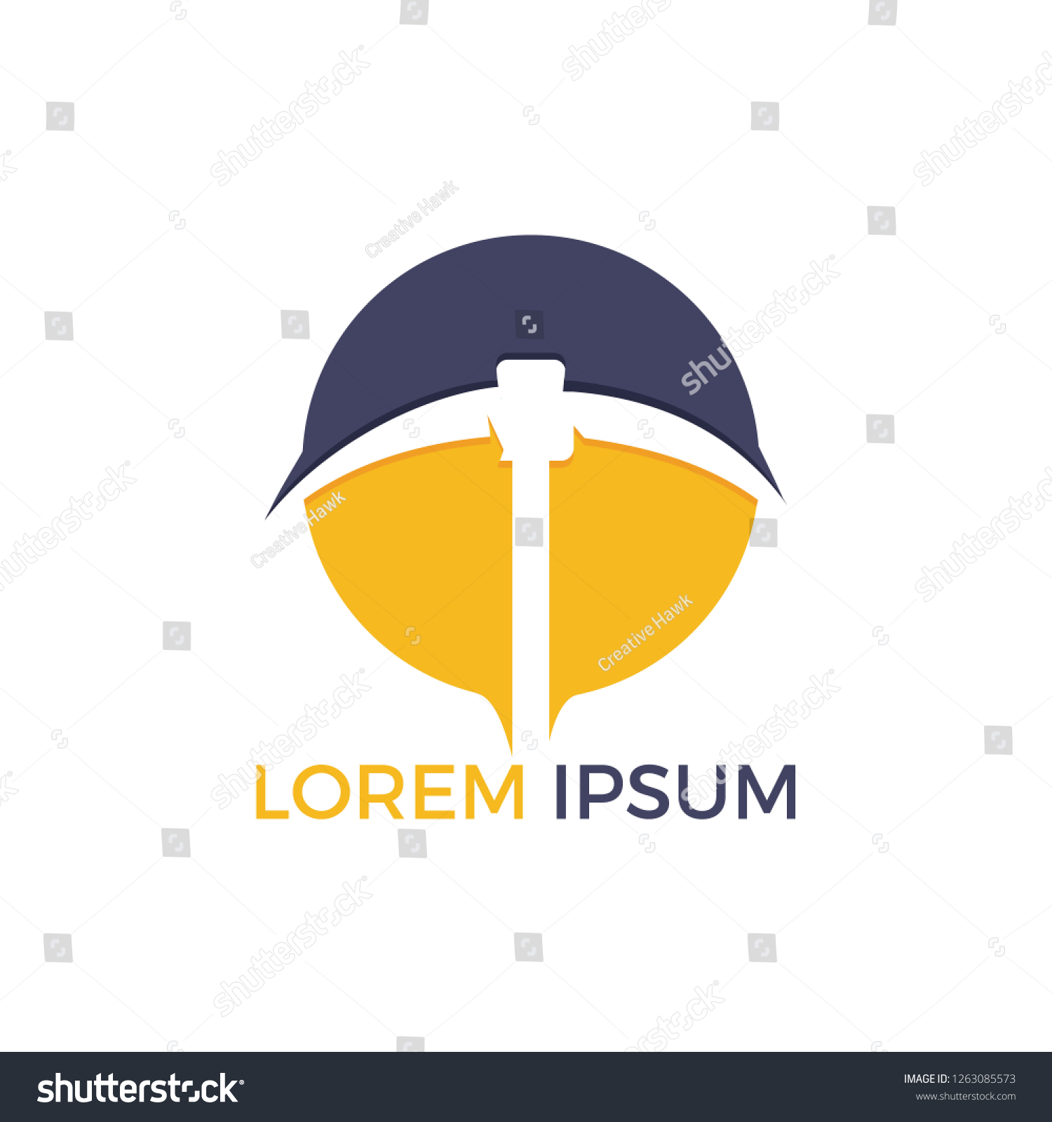 Mining Logo Design Mining Industry Logo Stock Vector (Royalty Free ...