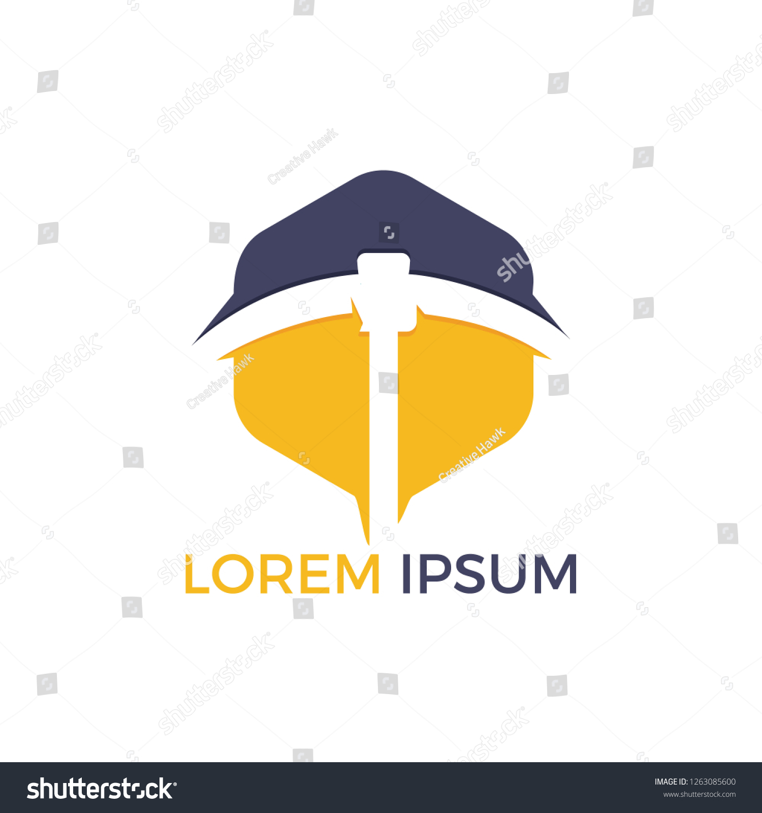 Mining Logo Design Mining Industry Logo Stock Vector (Royalty Free ...