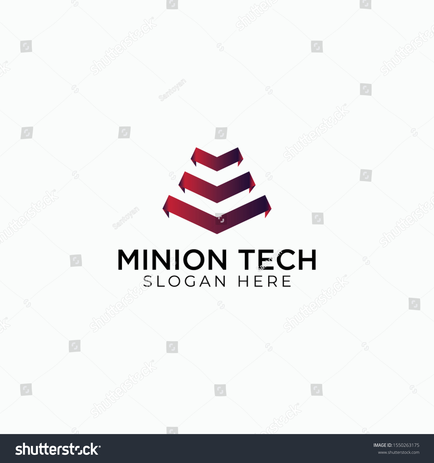 Minion Tech Logo Vector Concept Awesome Stock Vector (Royalty Free ...