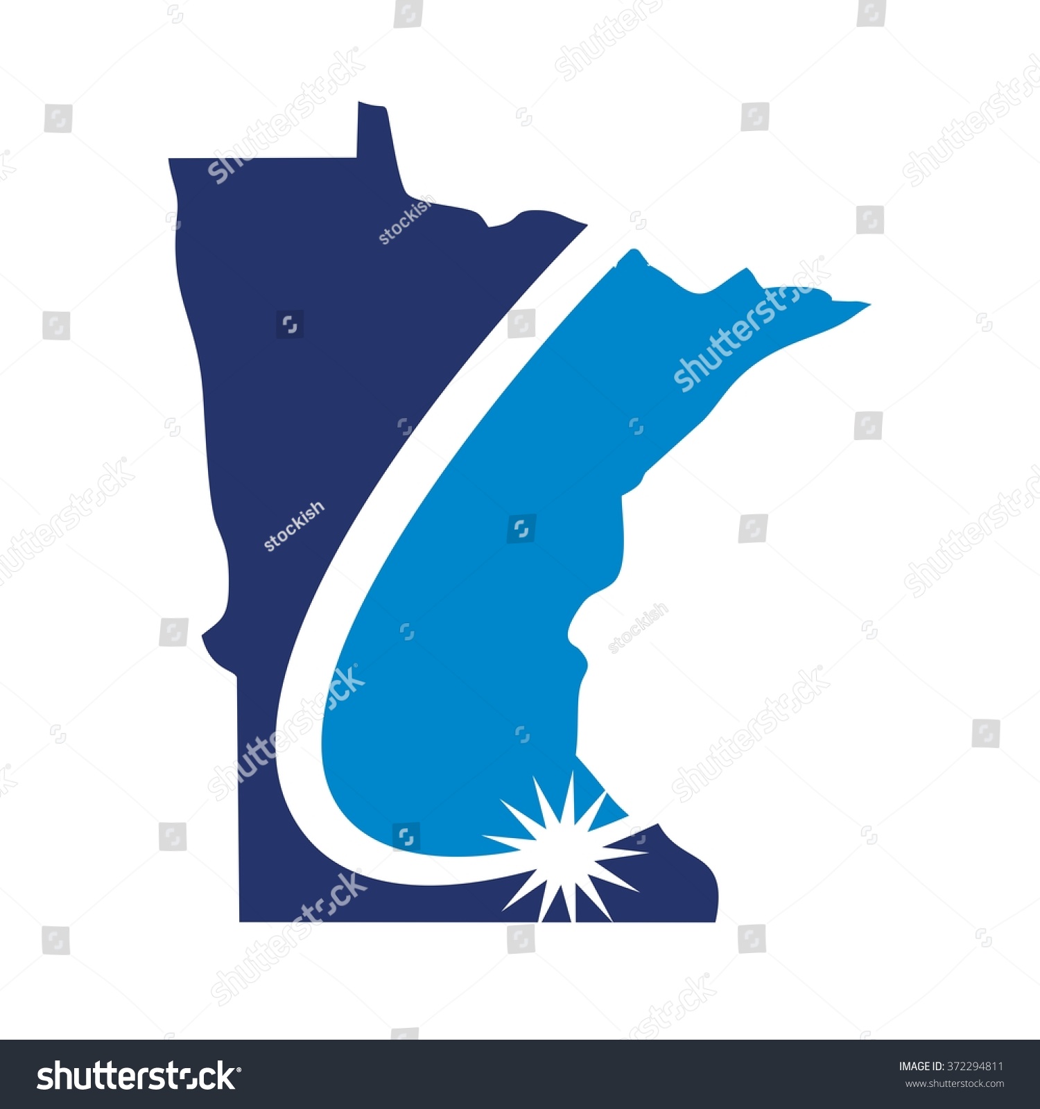 Minnesota Logo Vector Stock Vector (Royalty Free) 372294811