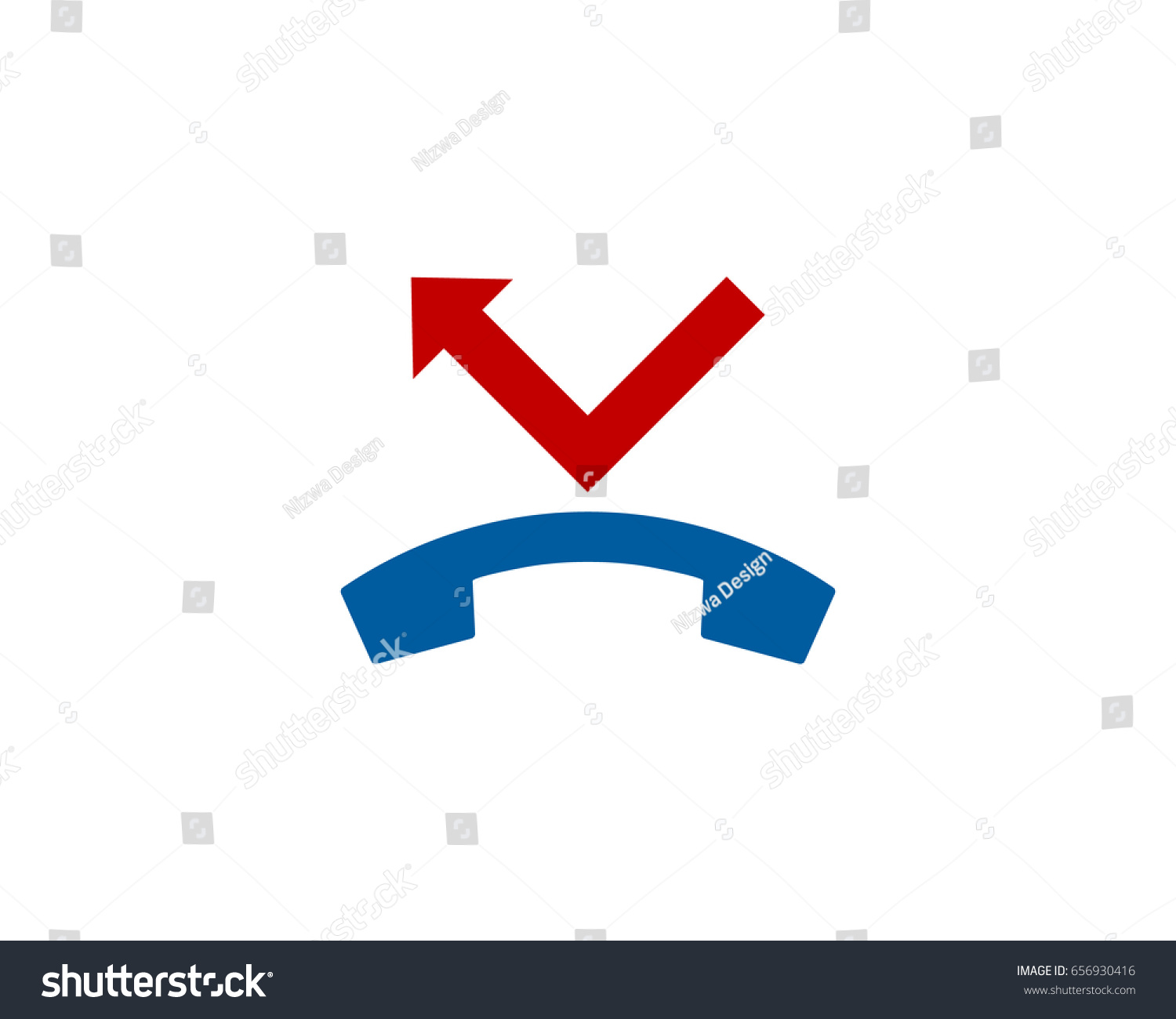 Miss Call Icon Logo Design Element Stock Vector (Royalty Free ...