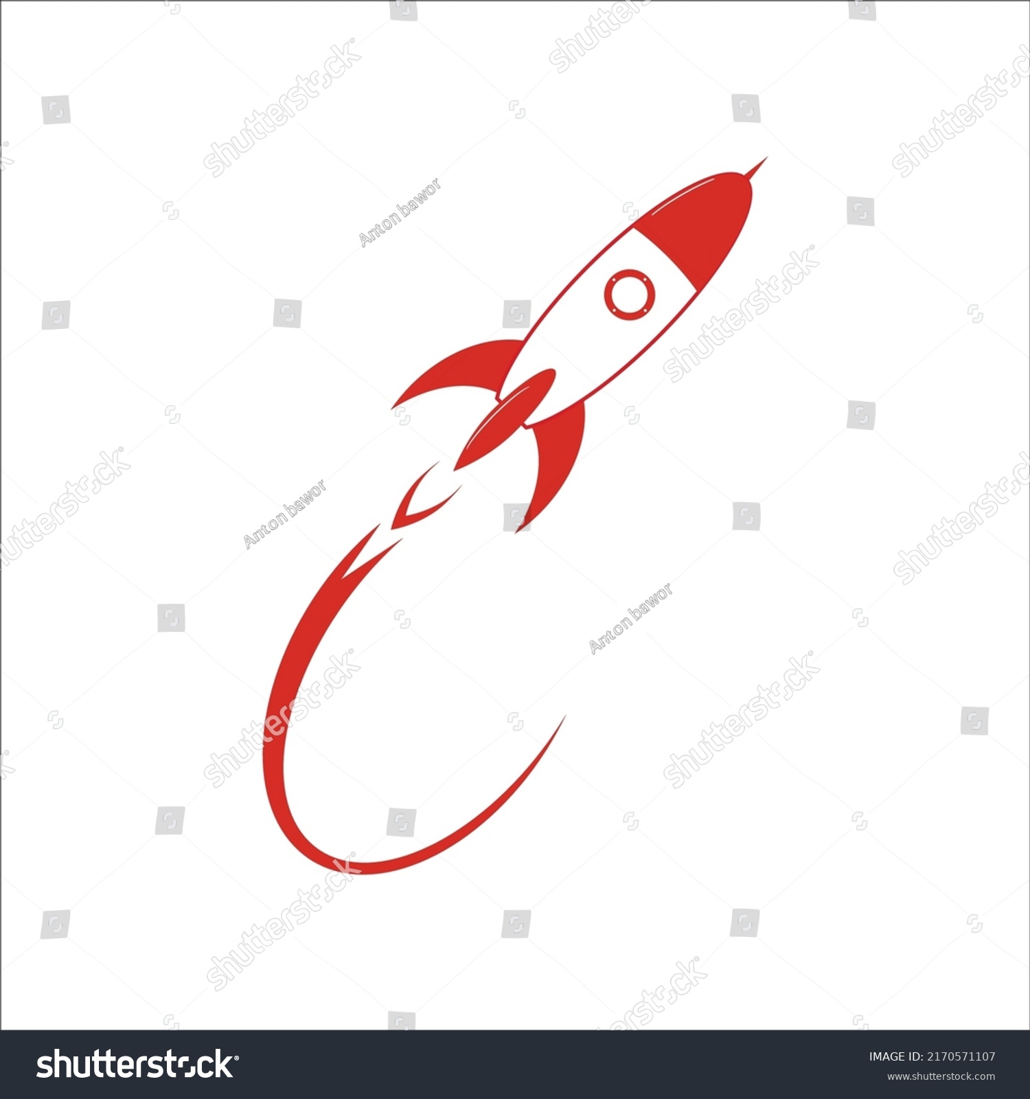 Missiles Icon Logo Vector Design Stock Vector (Royalty Free) 2170571107 ...