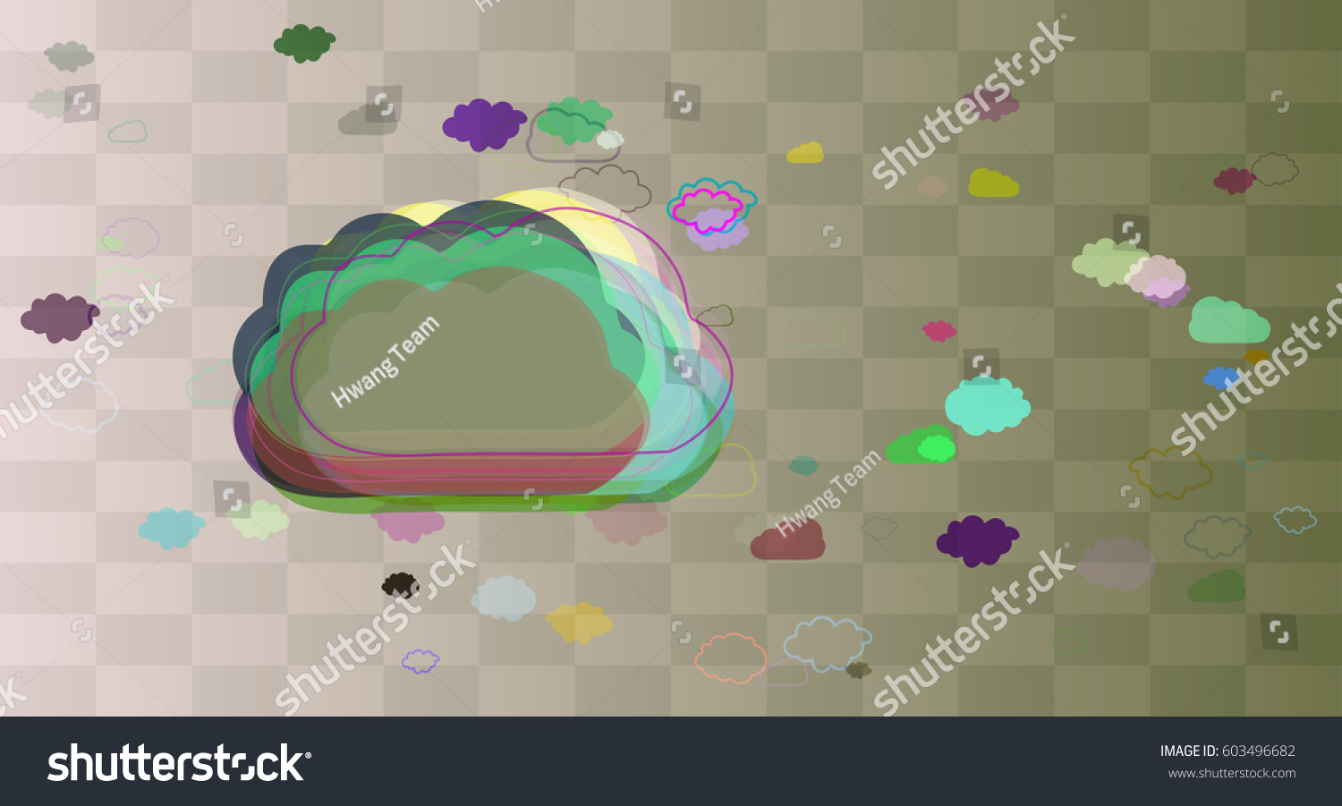 Mist Art Template Stock Vector (Royalty Free) 603496682