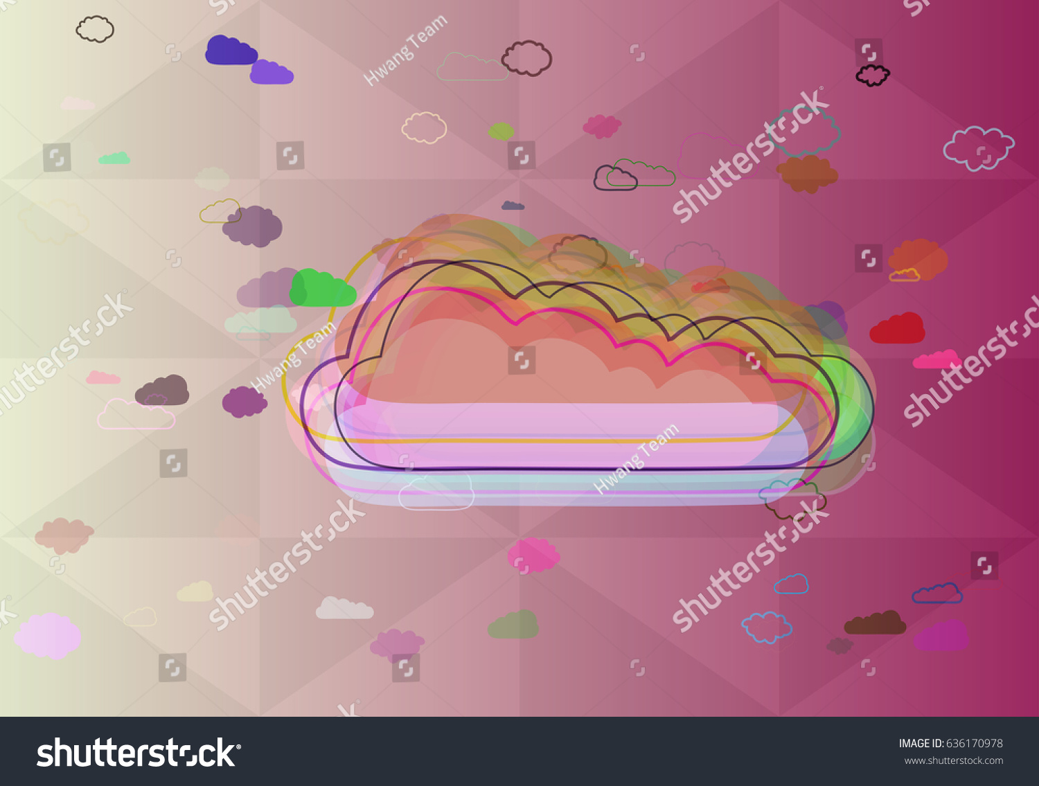 Mist Template Art: vector de stock (libre de regalías) 636170978 ...