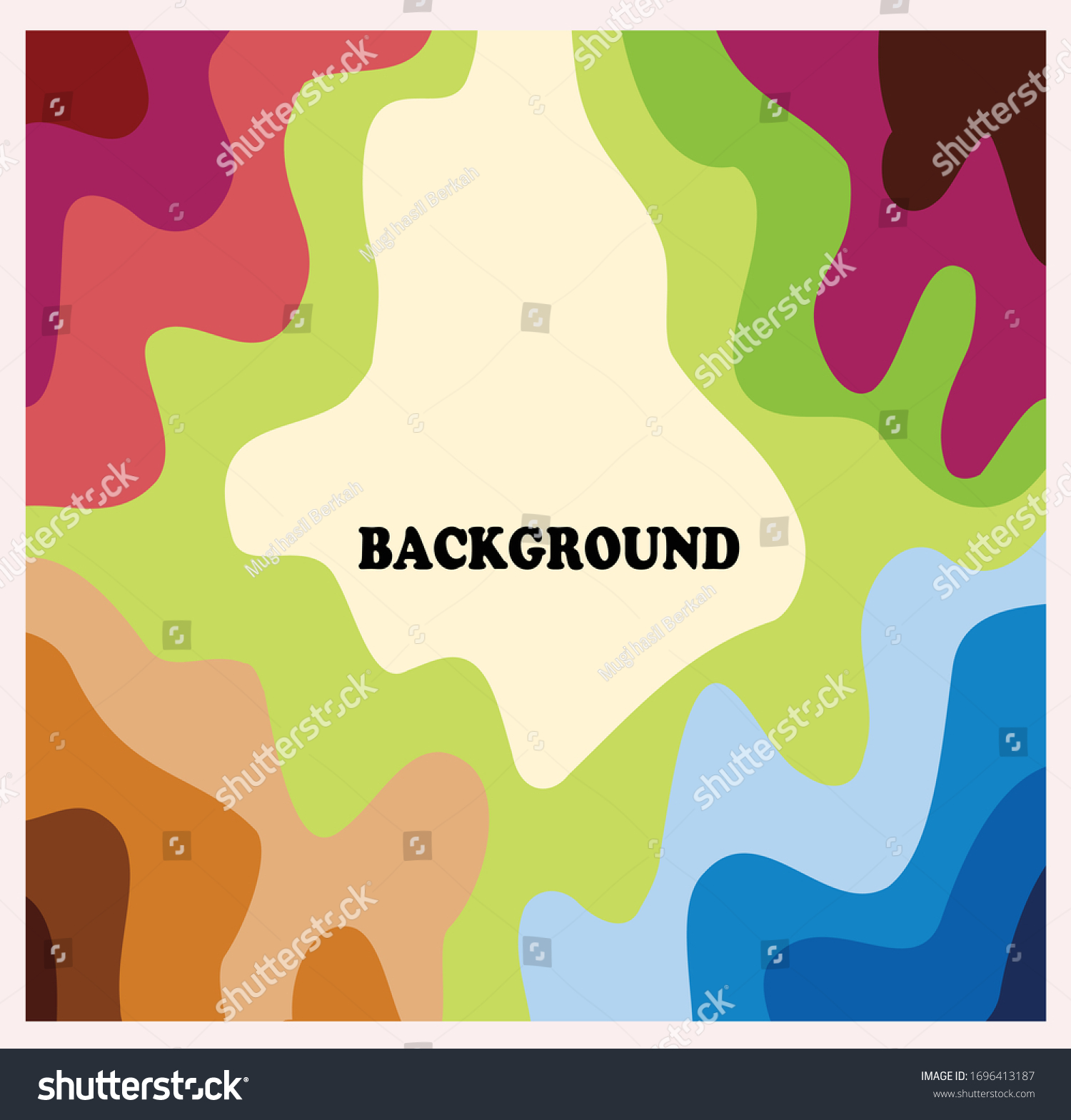 Mixed Color Background Vector Illustration Stock Vector (Royalty Free ...