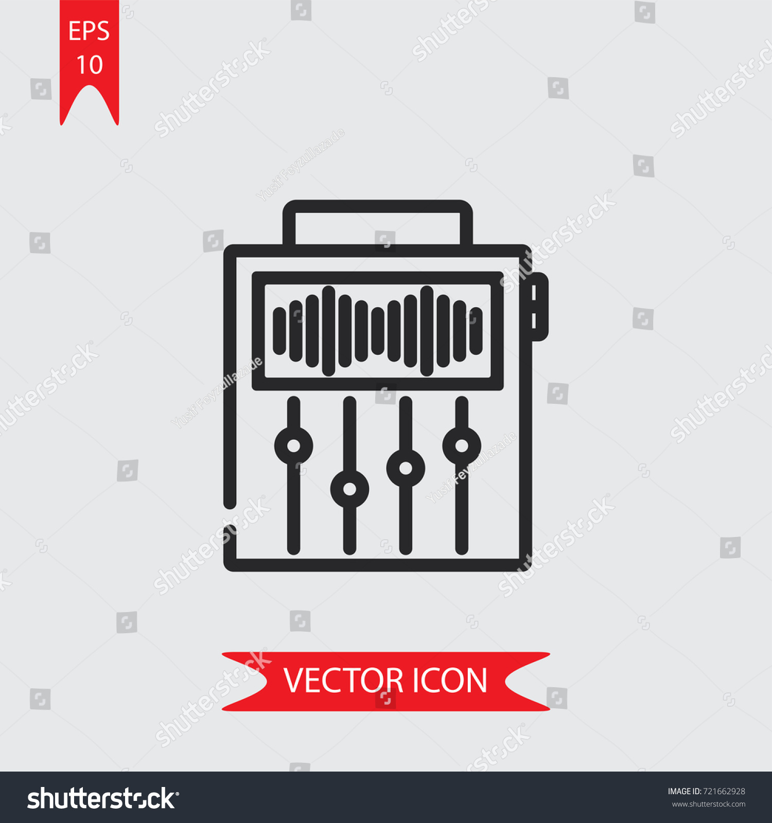 Mixing Vector Icon Illustration Symbol Stock Vector (Royalty Free ...