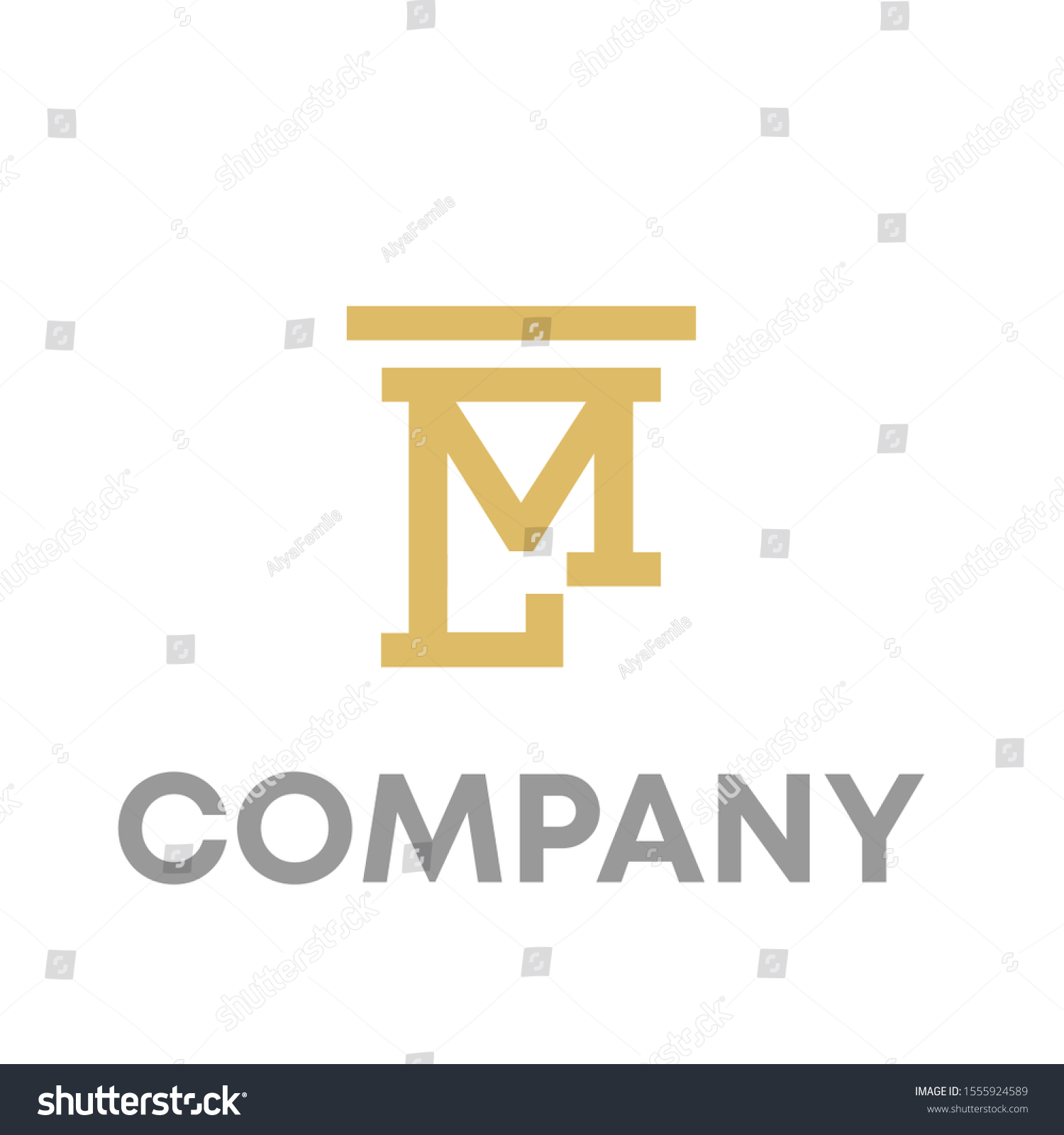 Ml Logo Vector Design Sign Template: เวกเตอร์สต็อก (ปลอดค่าลิขสิทธิ์ ...