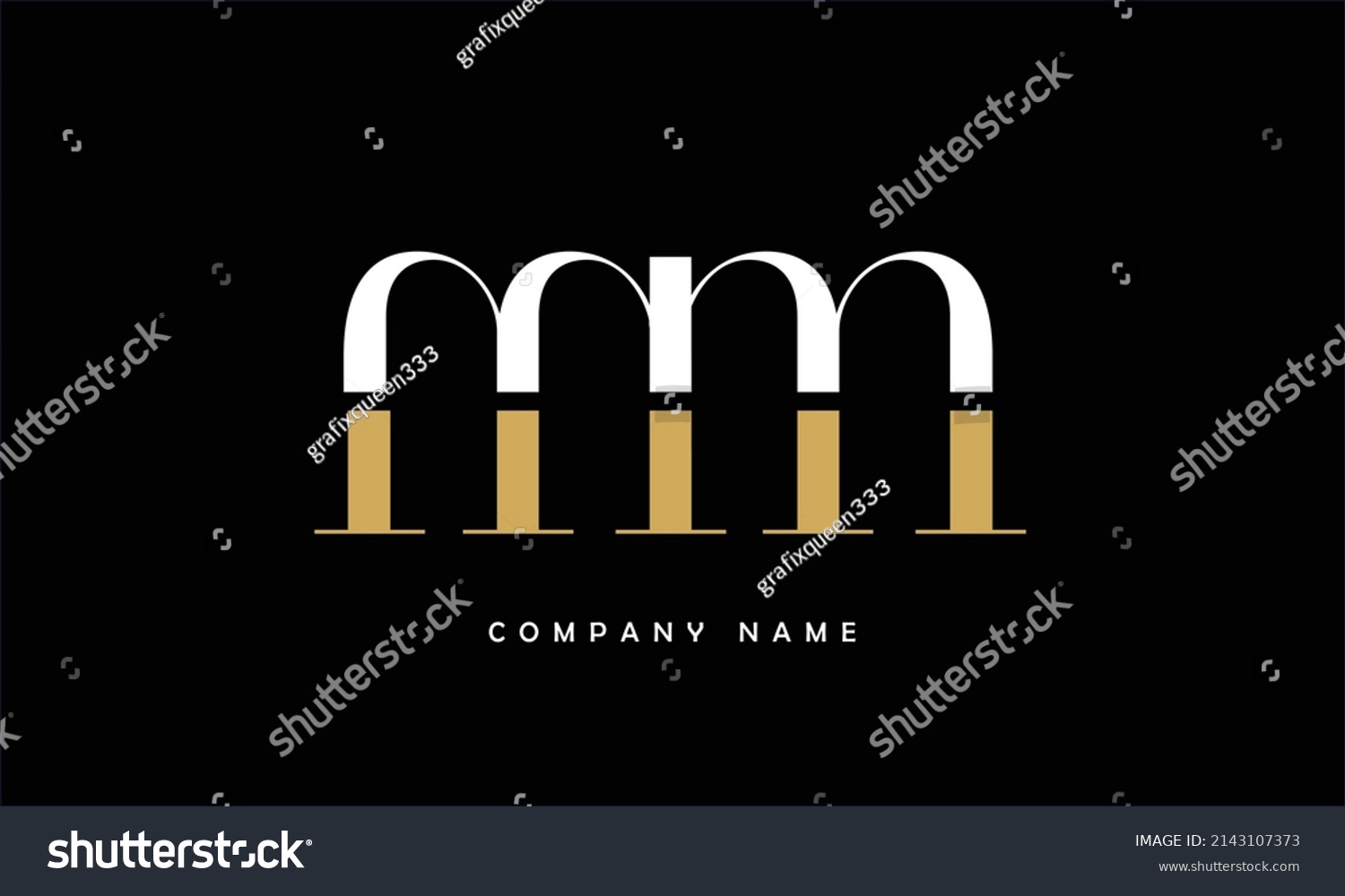 Mm Alphabets Letters Logo Monogram Stock Vector (Royalty Free ...