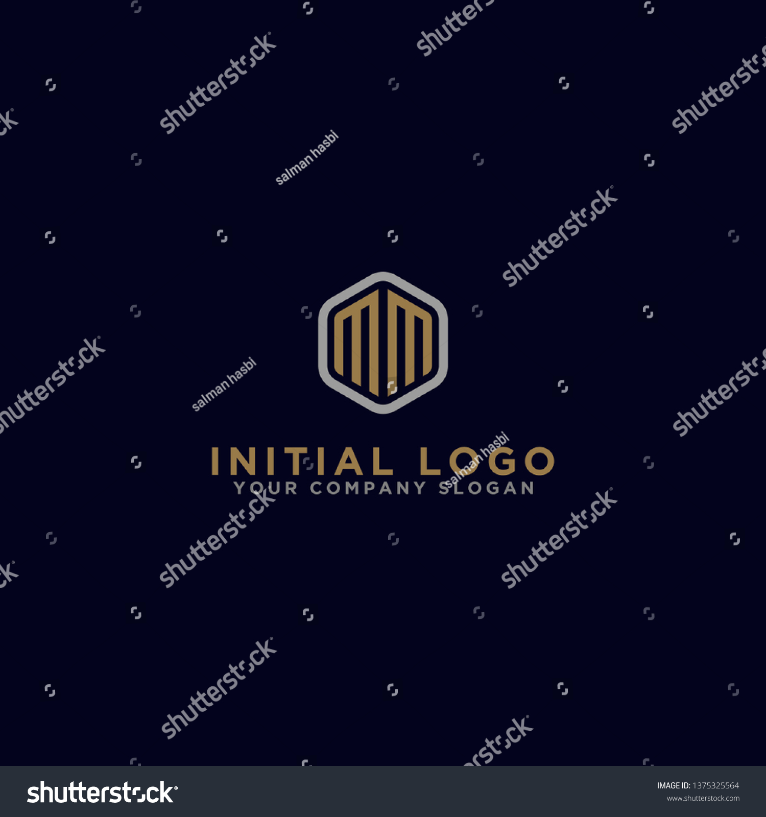 Mm Letters Initial Icons Monogram Vector Stock Vector (Royalty Free ...
