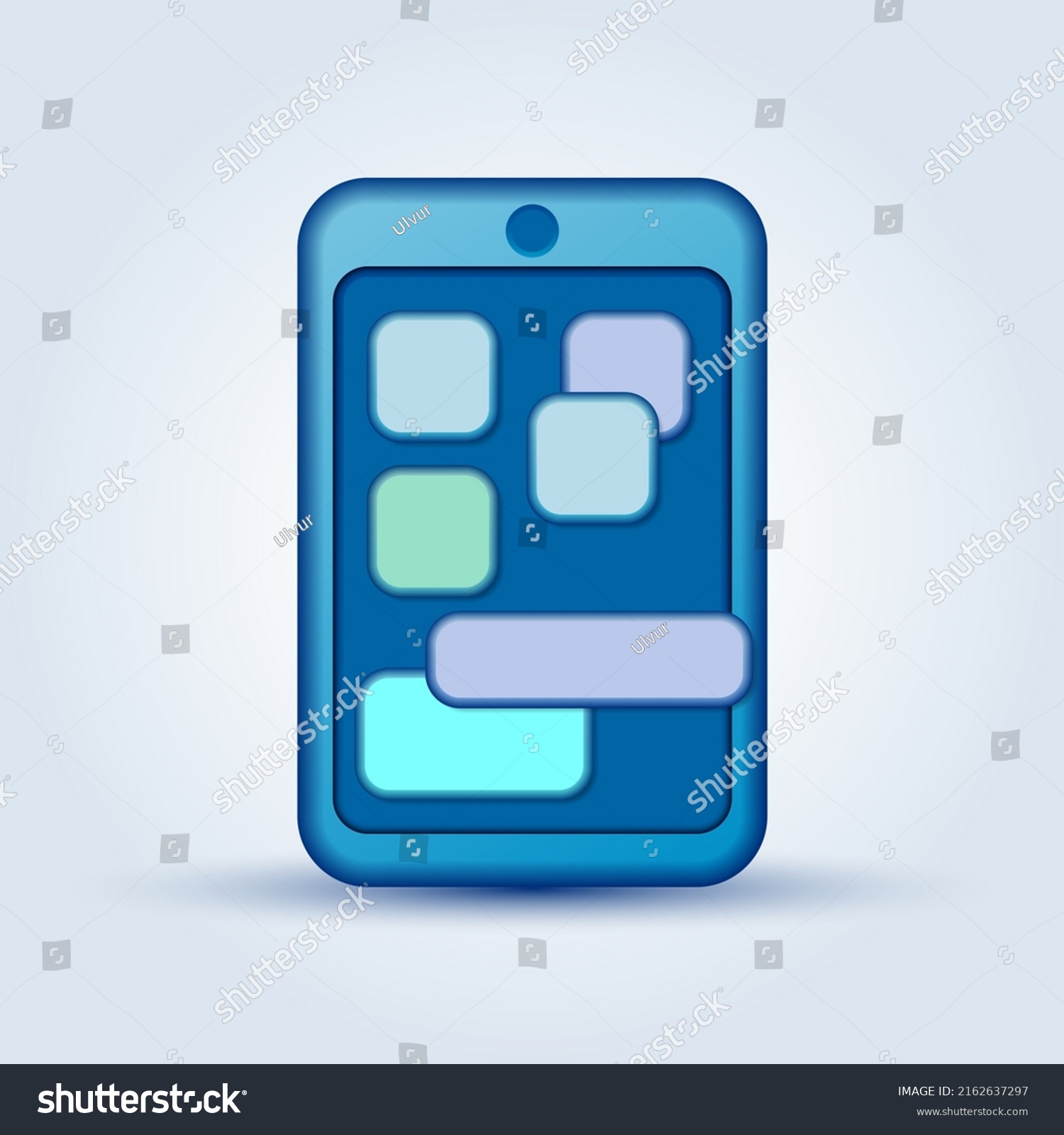 Mobile Application Development Gui Construction Cartoon Stock Vector (Royalty Free) 2162637297 ...