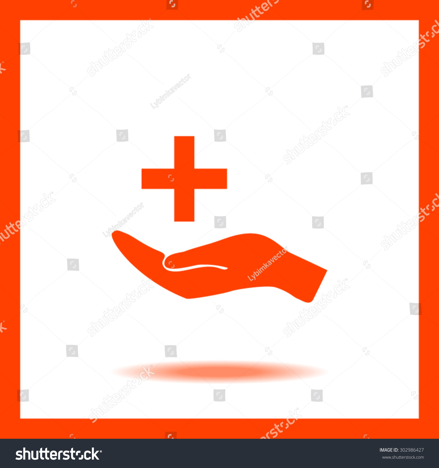 Mobile Application Helping Hand Stock Vector (Royalty Free) 302986427 ...