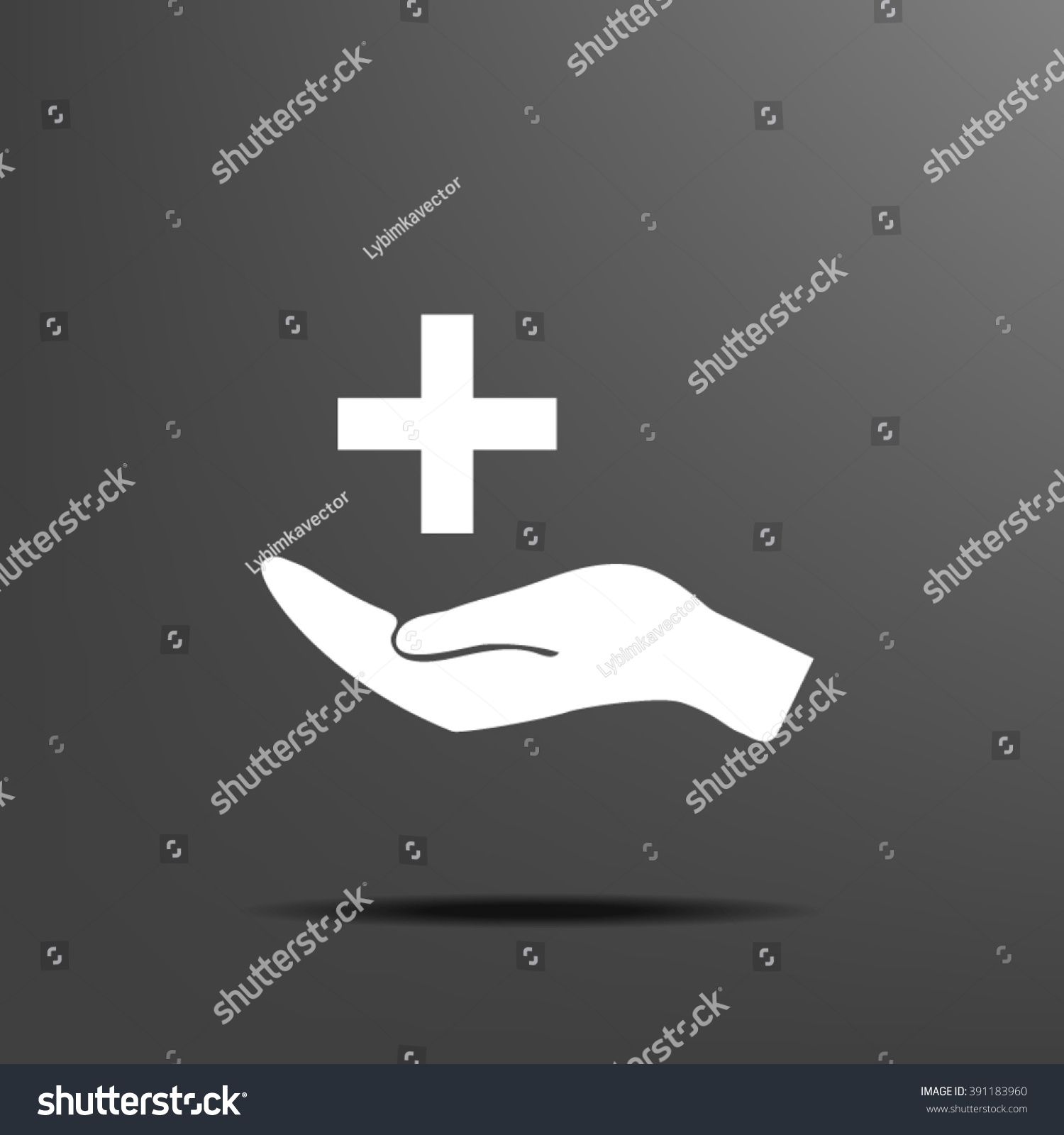 Mobile Application Helping Hand Stock Vector (Royalty Free) 391183960 ...