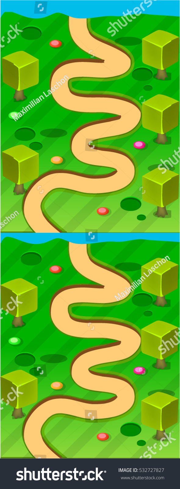 Mobile Game Level Mapsasset Reskin Candy: vetor stock (livre de ... Mobile Game Level Mapsasset Reskin Candy: vetor stock (livre de ...