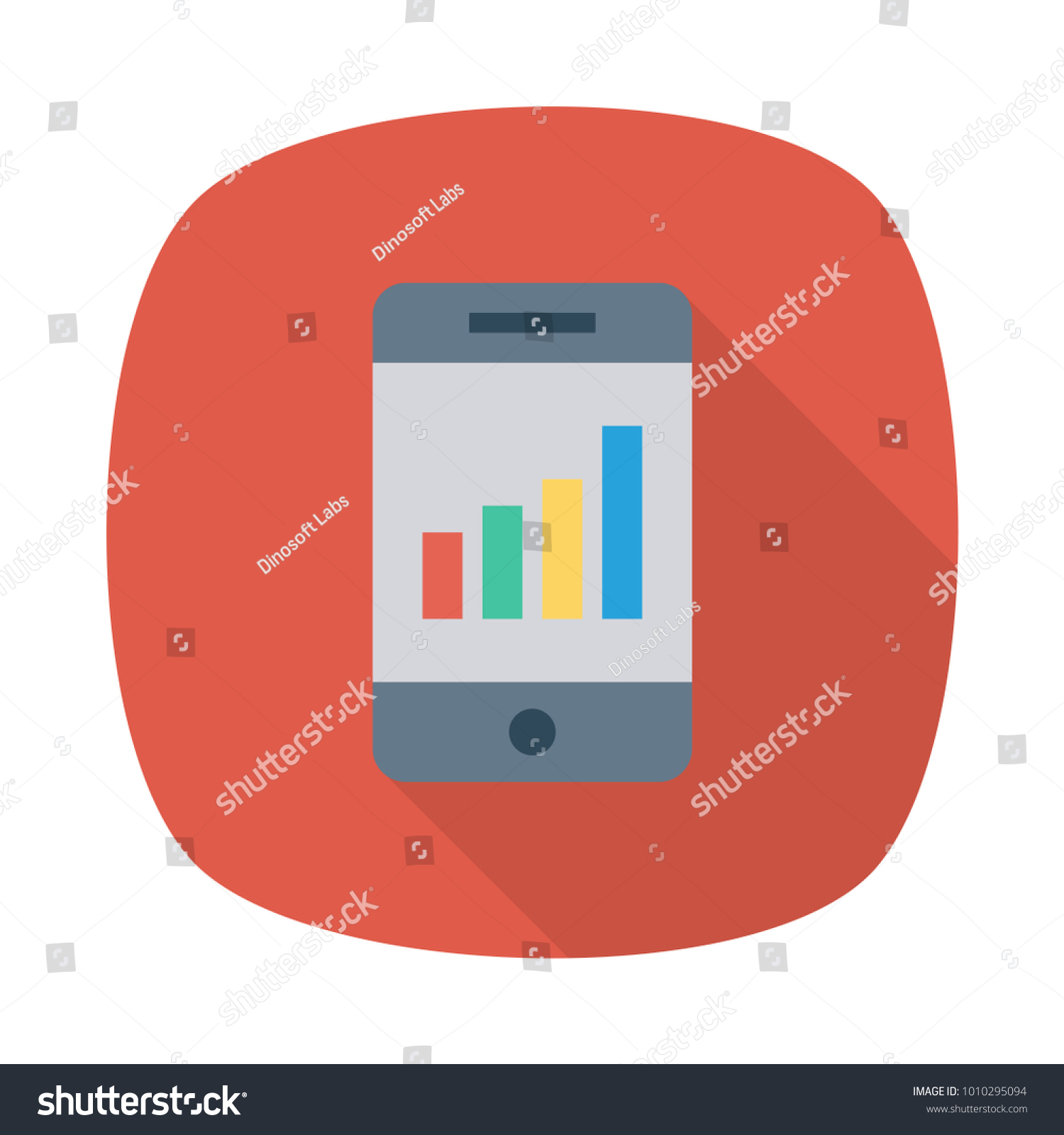 Mobile Growth Chart Stock Vector (Royalty Free) 1010295094 | Shutterstock