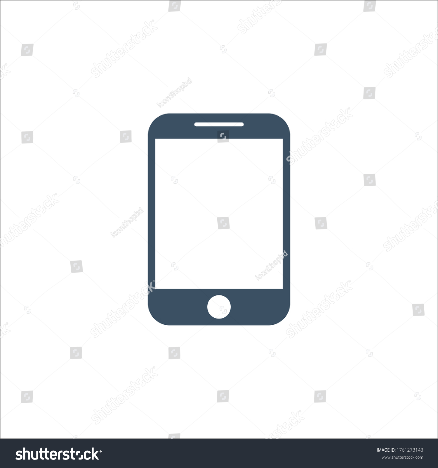 Mobile Phone Icon Vector Illustration Stock Vector (Royalty Free ...