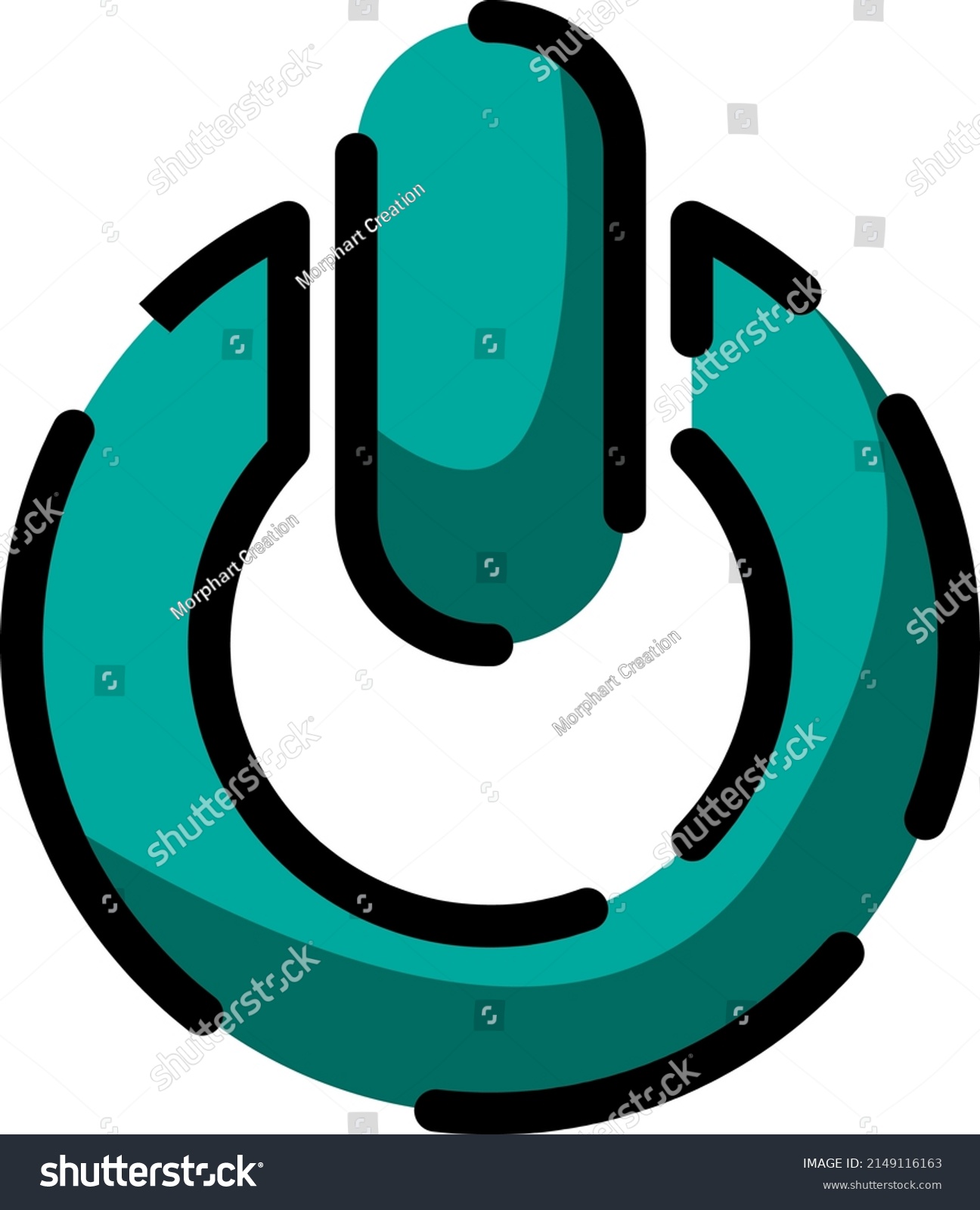 Mobile Turn Off Button Illustration Vector Stock Vector (Royalty Free ...